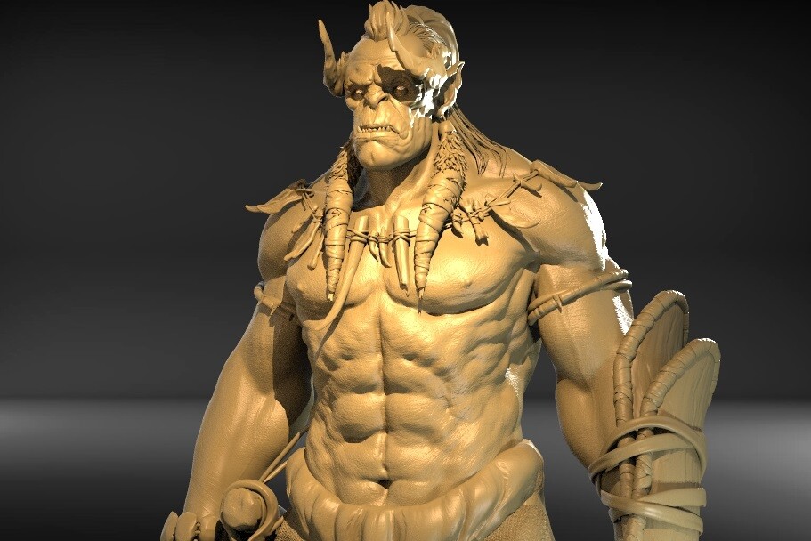 ArtStation - Tribal orc