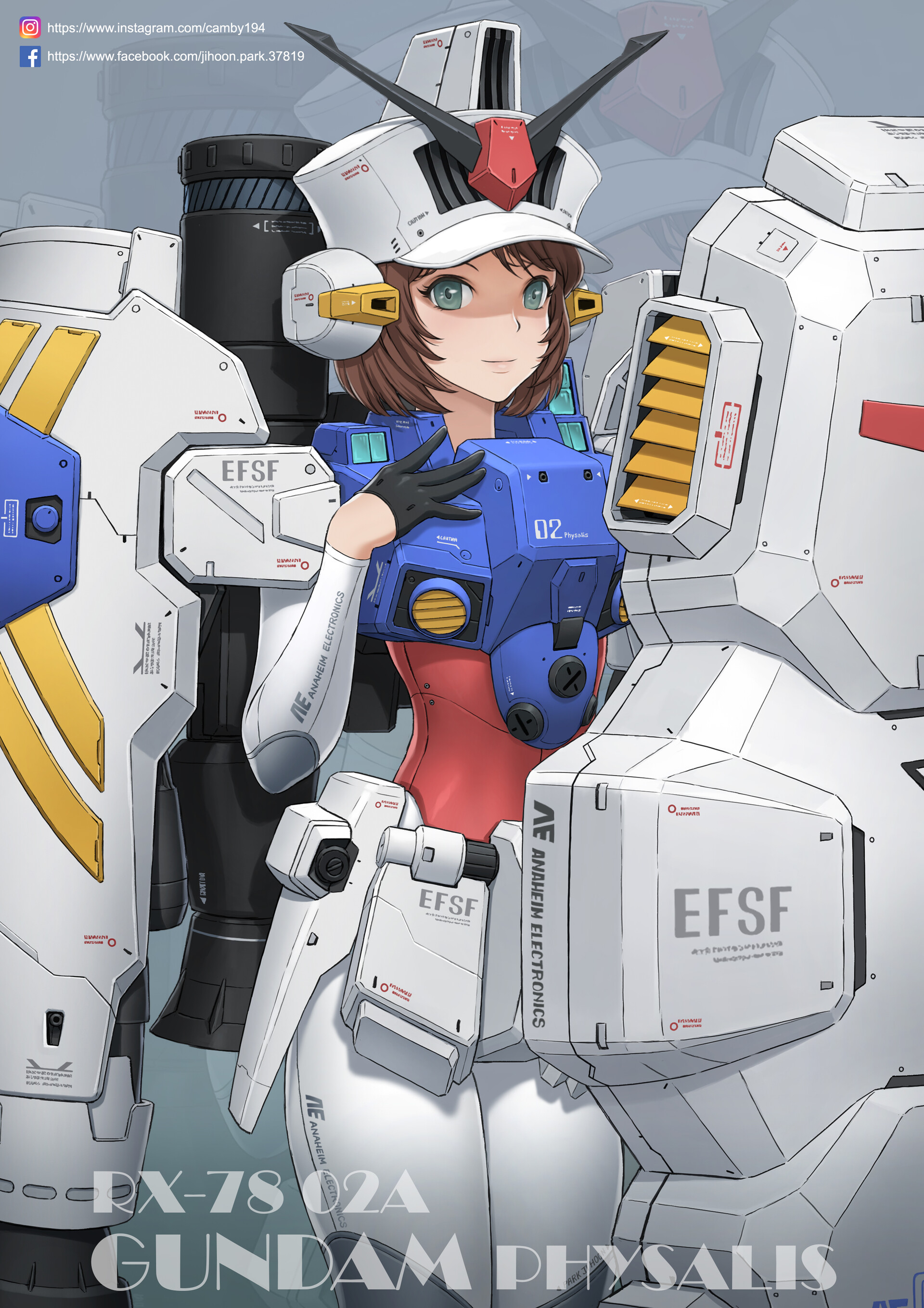 ArtStation - Gundam GP02 Girl