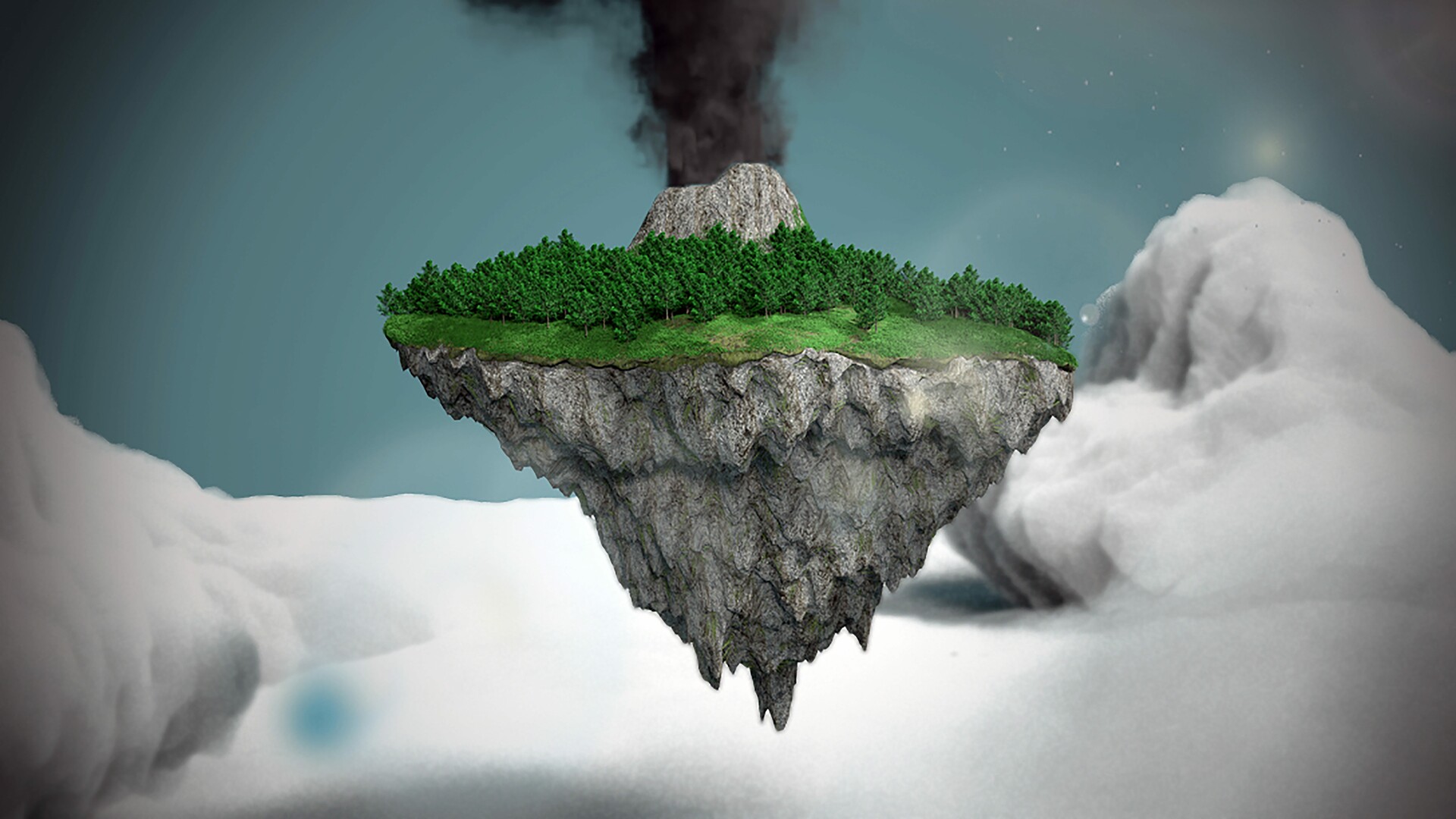 ArtStation - Floating Island, Henry Hargreaves