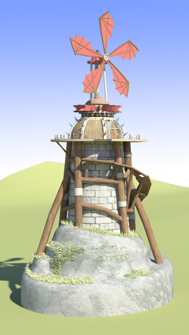 ArtStation - Windmill - How To Train Your Dragon