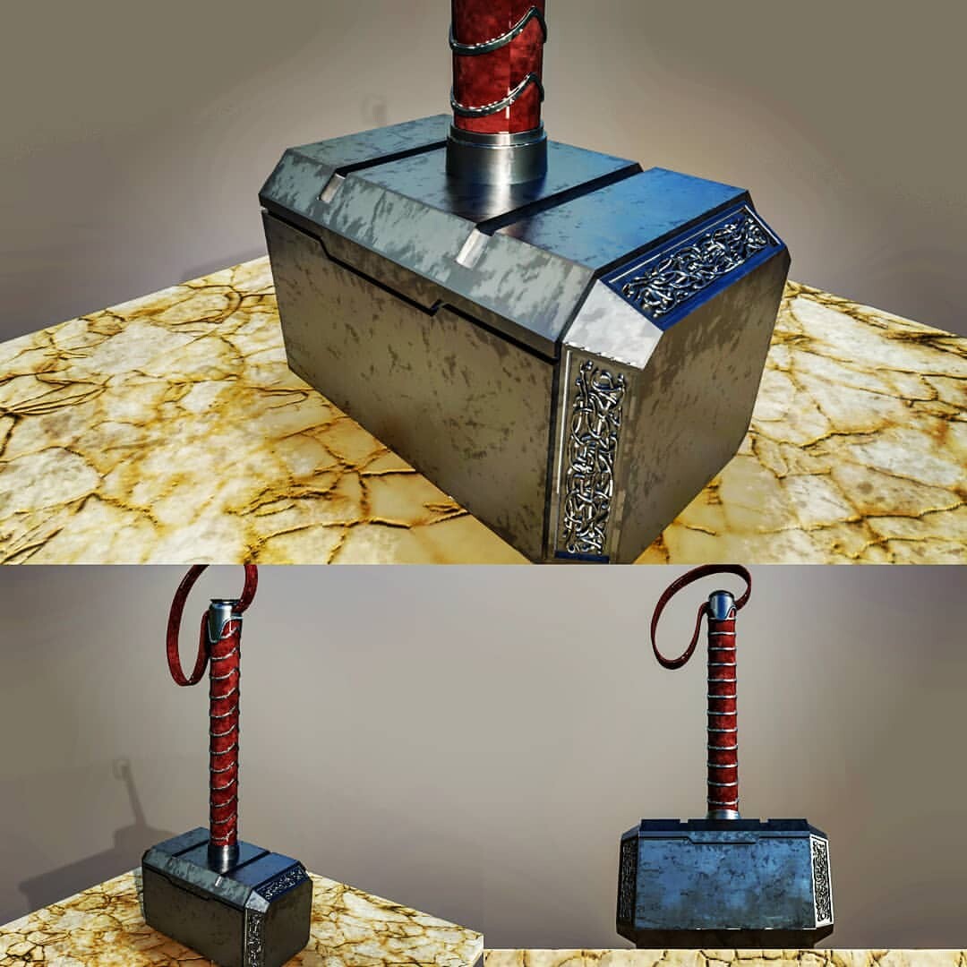 ArtStation - Thor's Hammer, Mjolnir