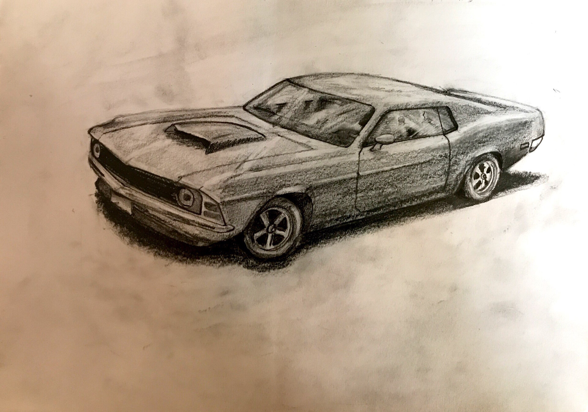 ArtStation - Ford Mustang Boss 1969-70