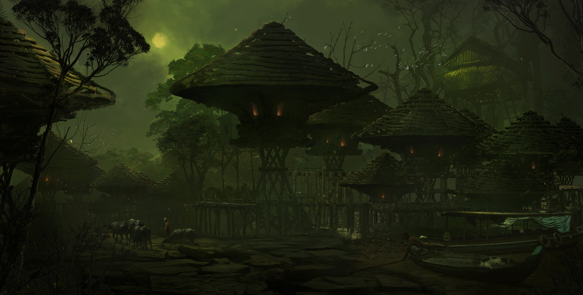 ArtStation - Tribal house