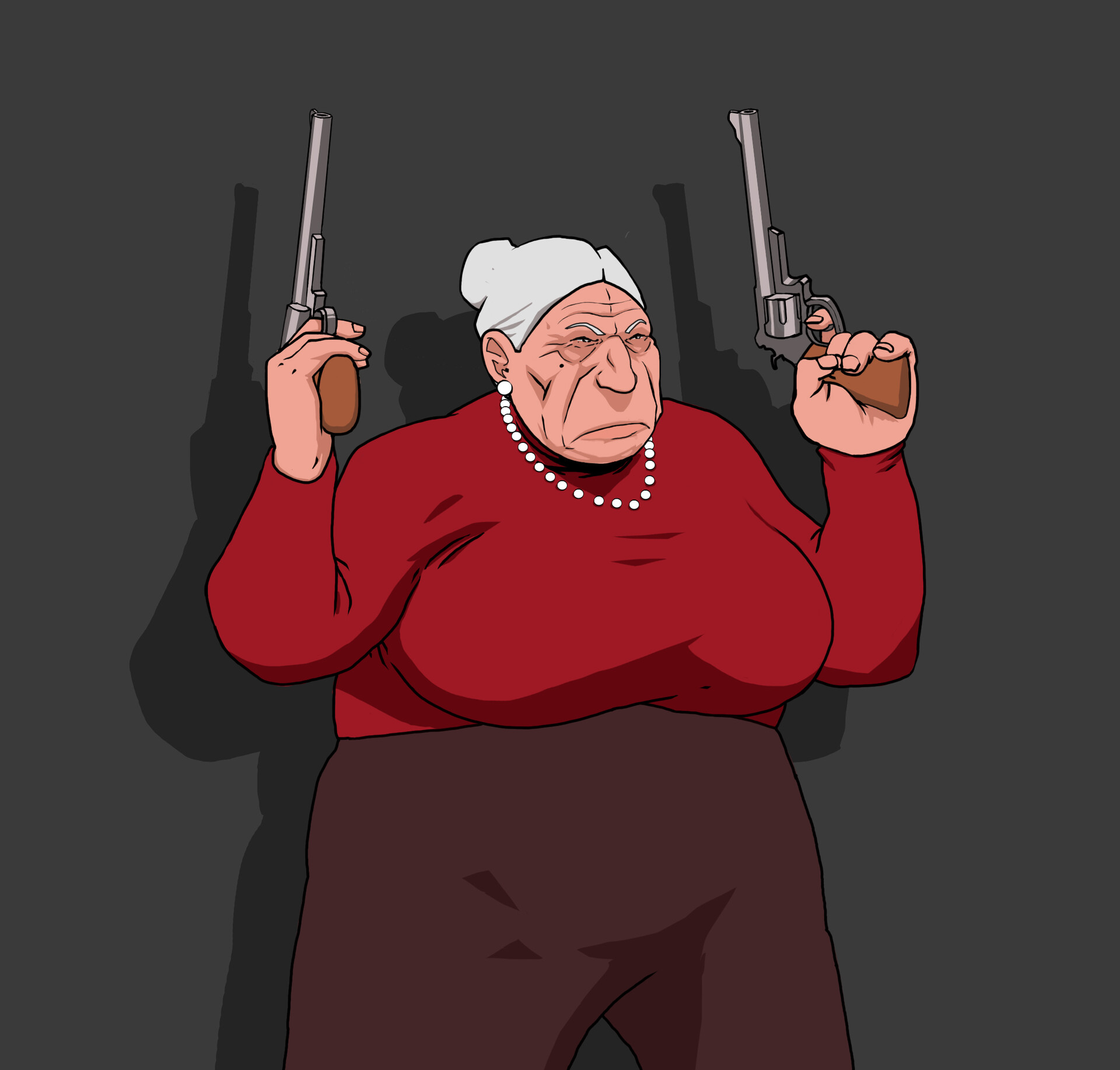 ArtStation - Grand Ma from Vice City