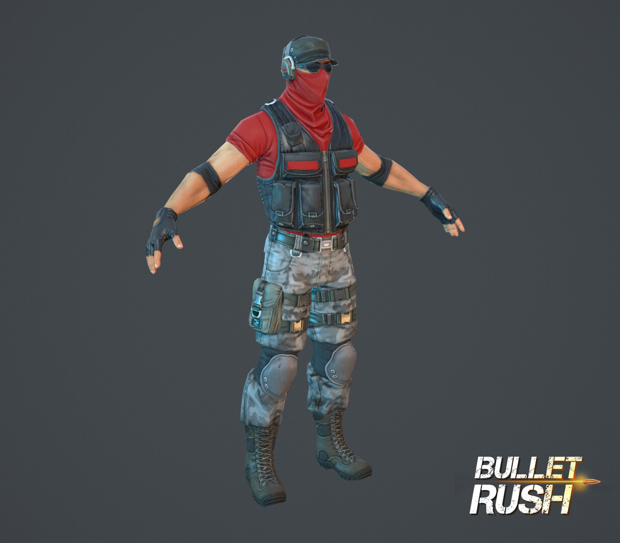 ArtStation - Bullet Rush main character