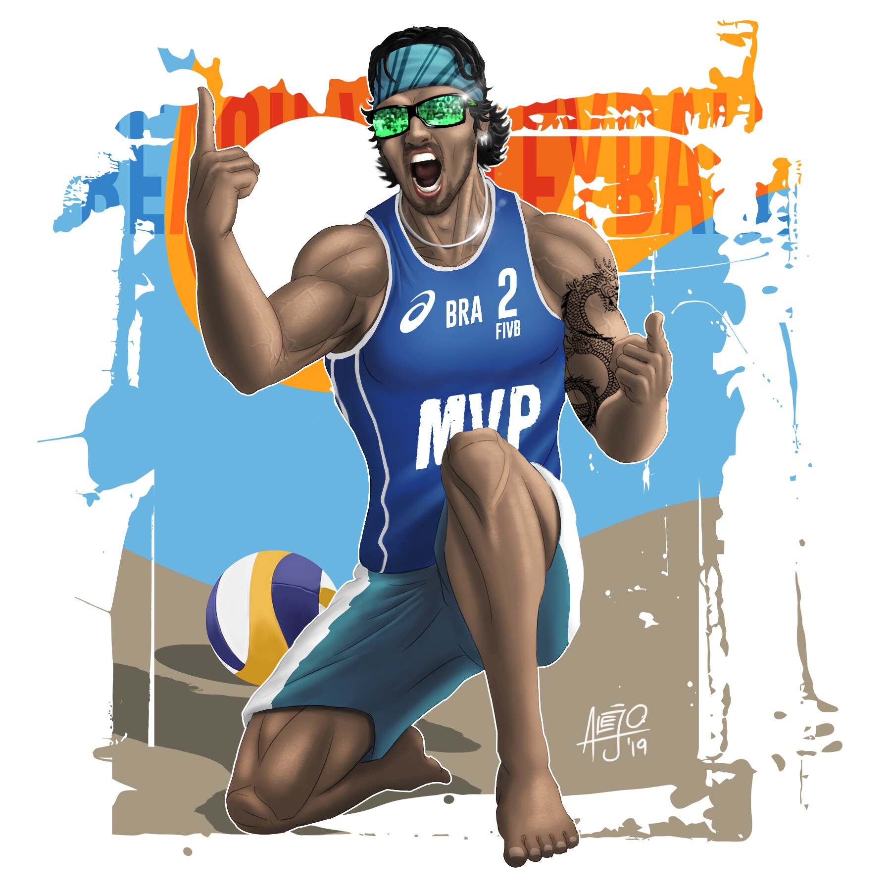 ArtStation - BEACH VOLLEYBALL 003 - 2019