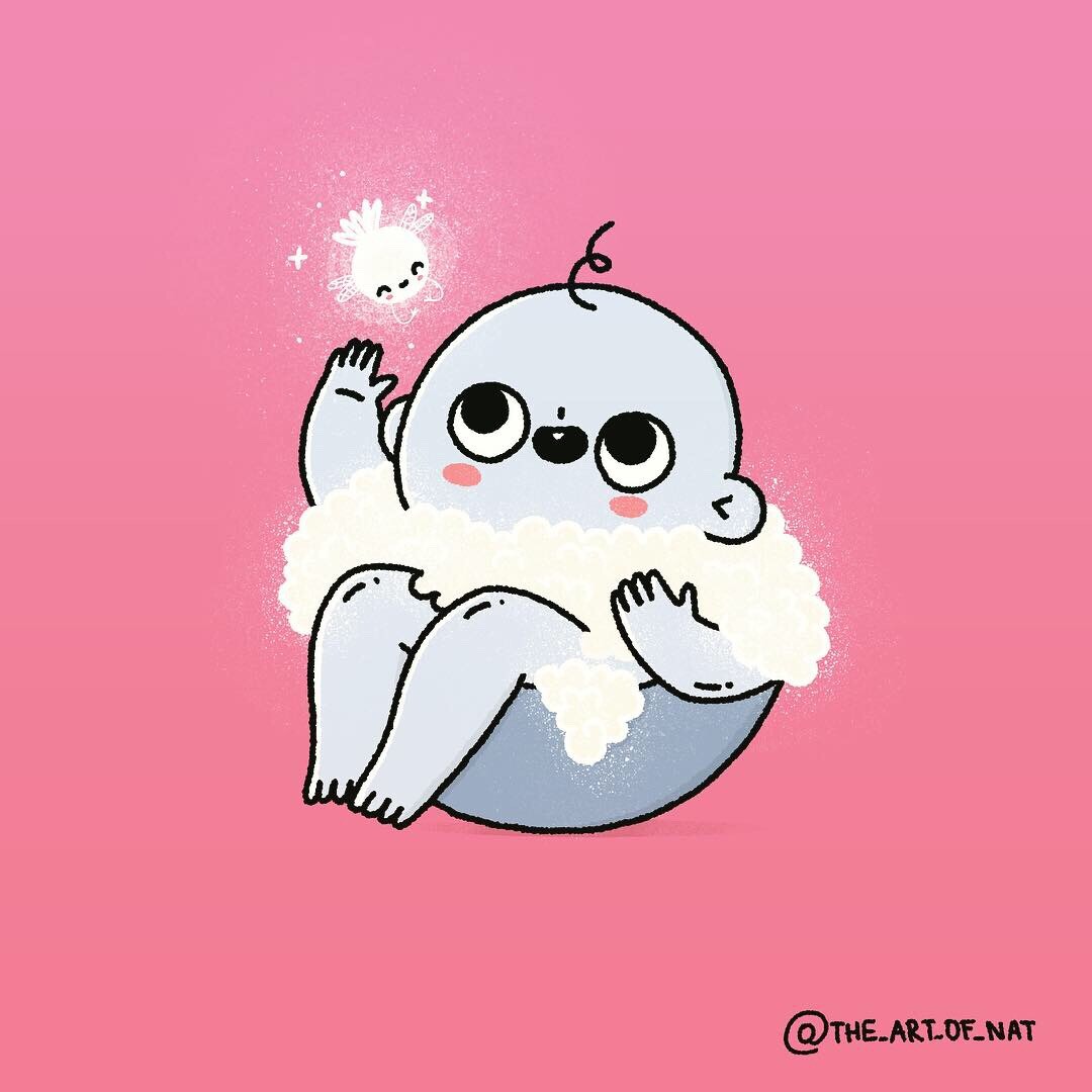 ArtStation - Bath time 👶🛁