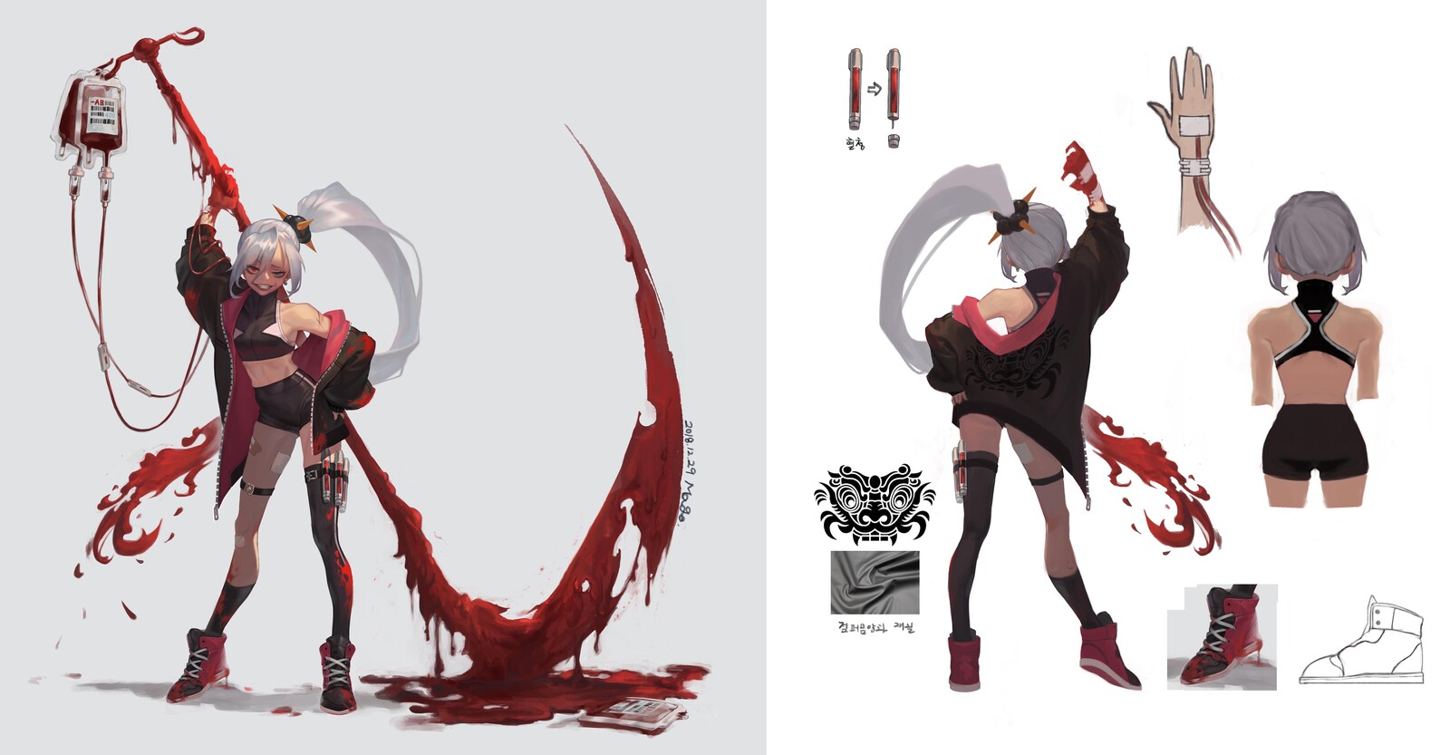 Na ri Shin - characters and costume design