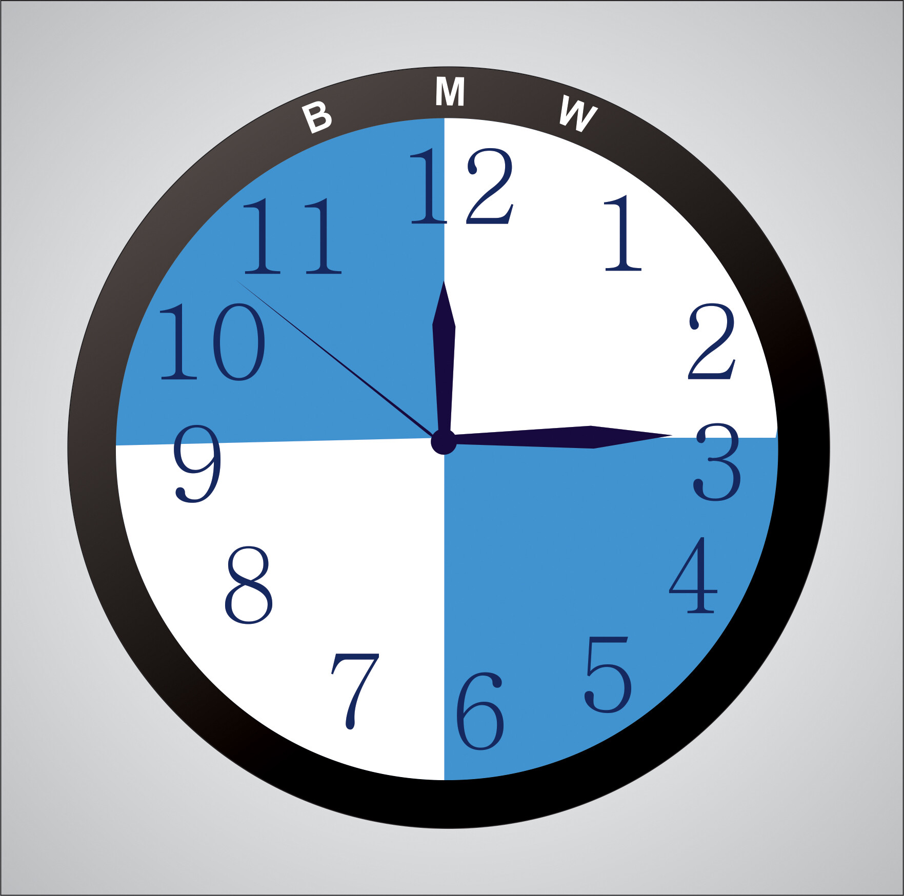 ArtStation - vector graphic clock