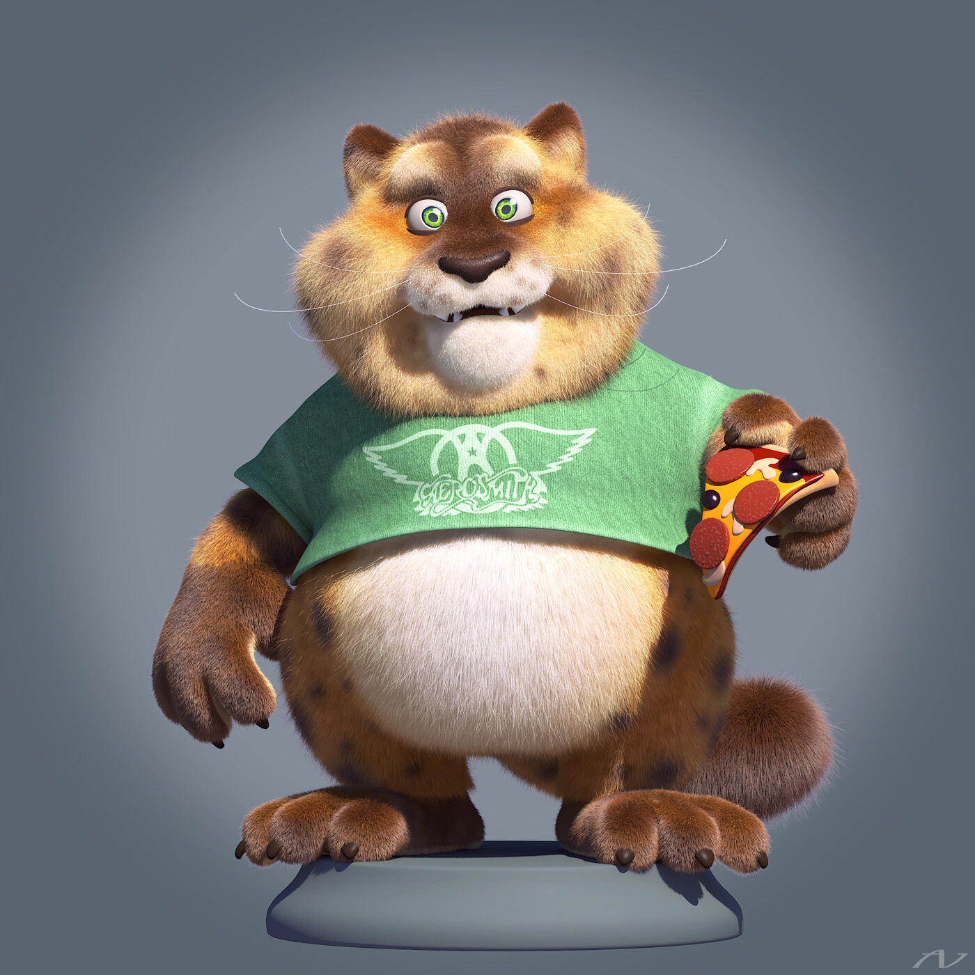 ArtStation - Fat cheetah
