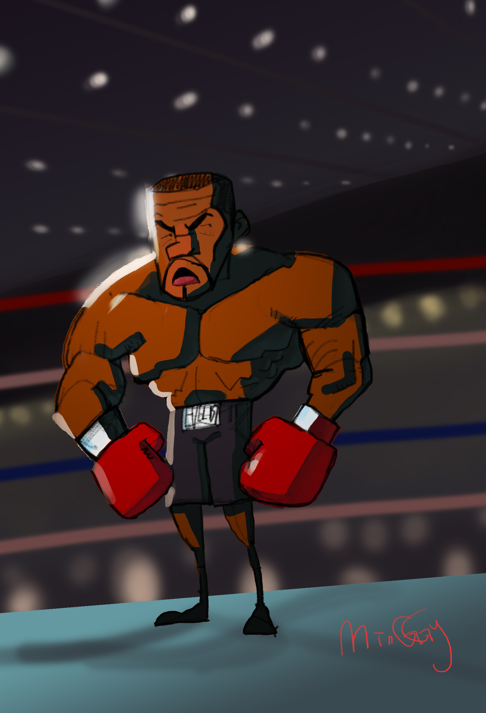 ArtStation - Mike Tyson