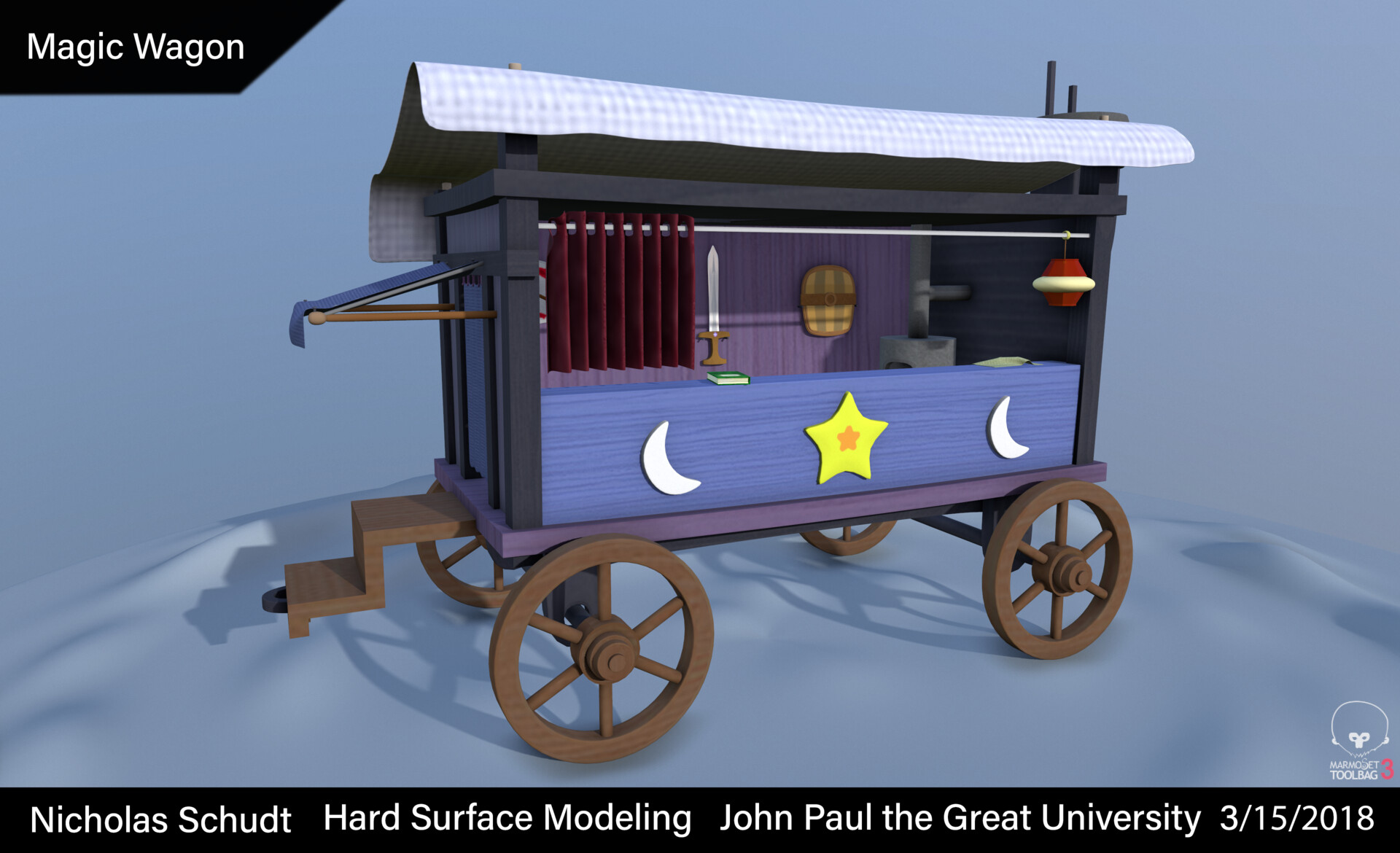 ArtStation - Magic Wagon - 2018