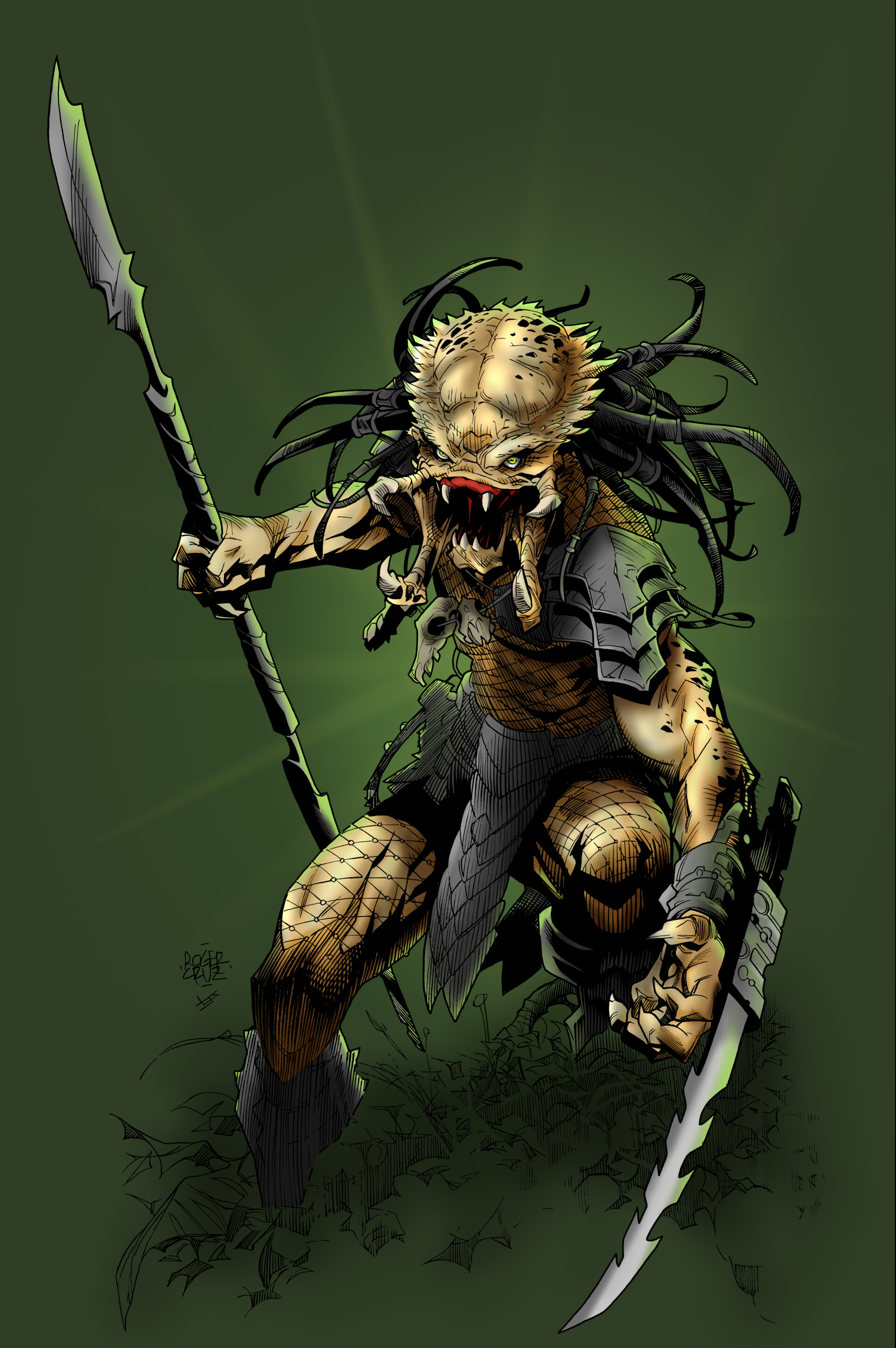 ArtStation - Predator - Colored