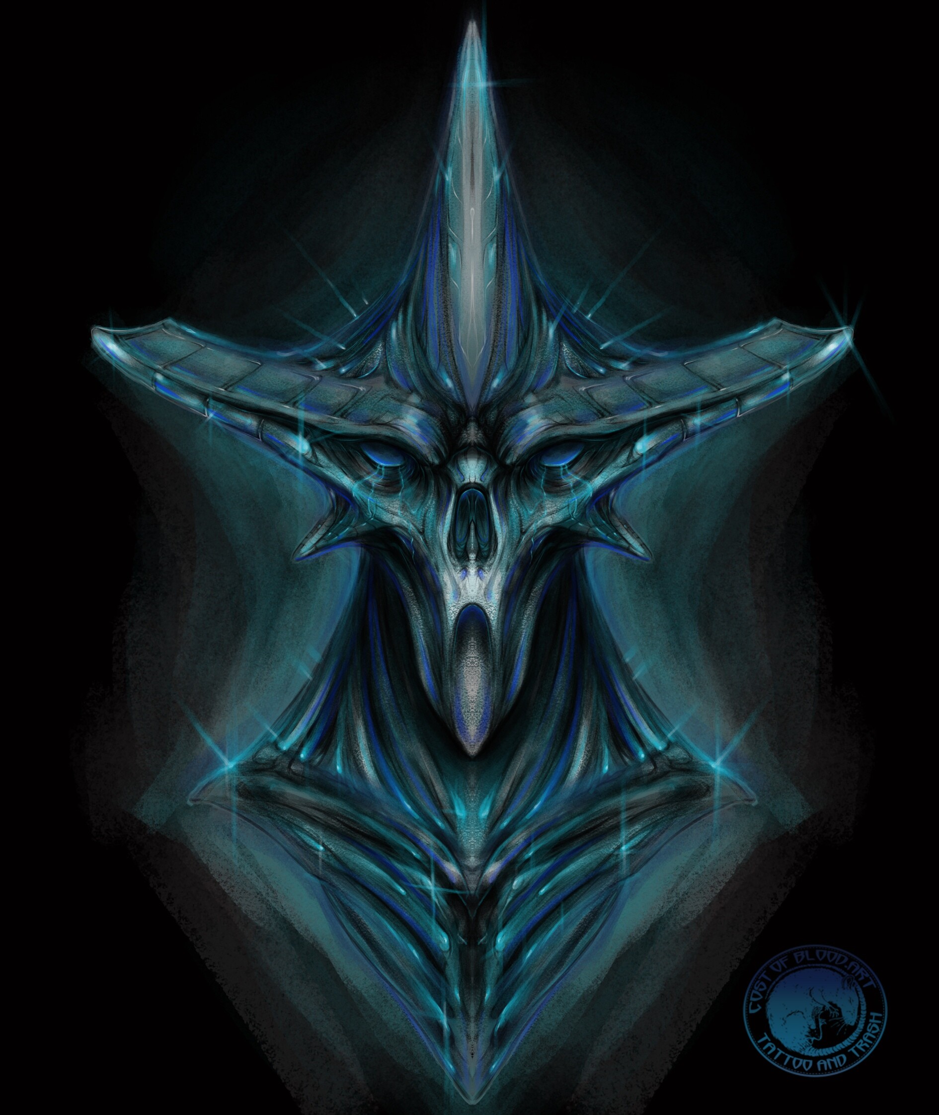 ArtStation - New "Space demon" illustration