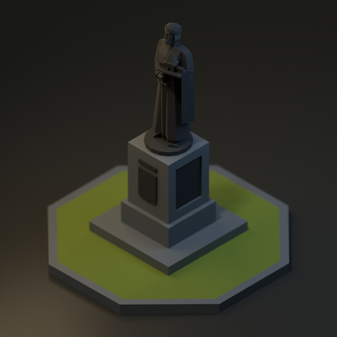ArtStation - Monument to Yaroslav Mudryj