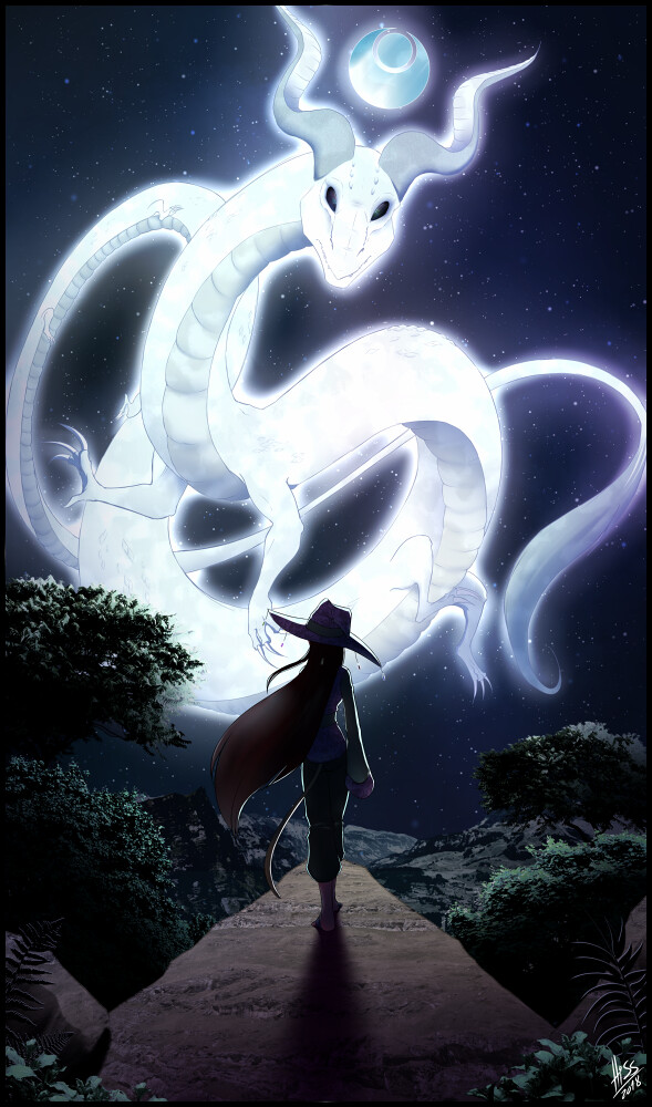 ArtStation - Gift - The Lunar Dragon