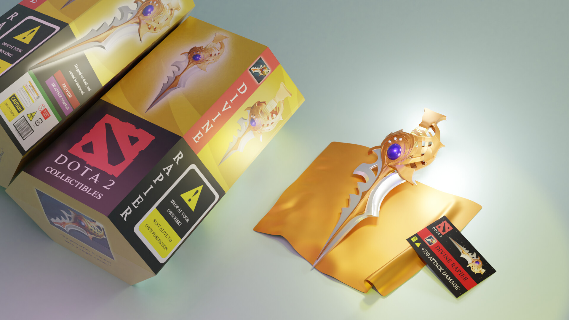 aseuraf - Dota 2 Divine Rapier (Figure)