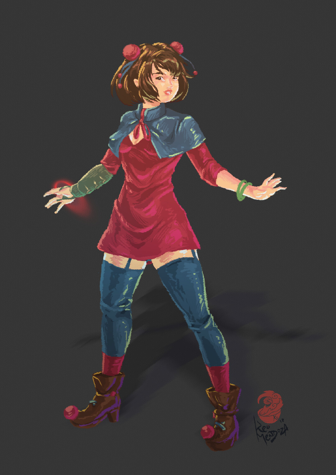 ArtStation - Eriya - standing pose