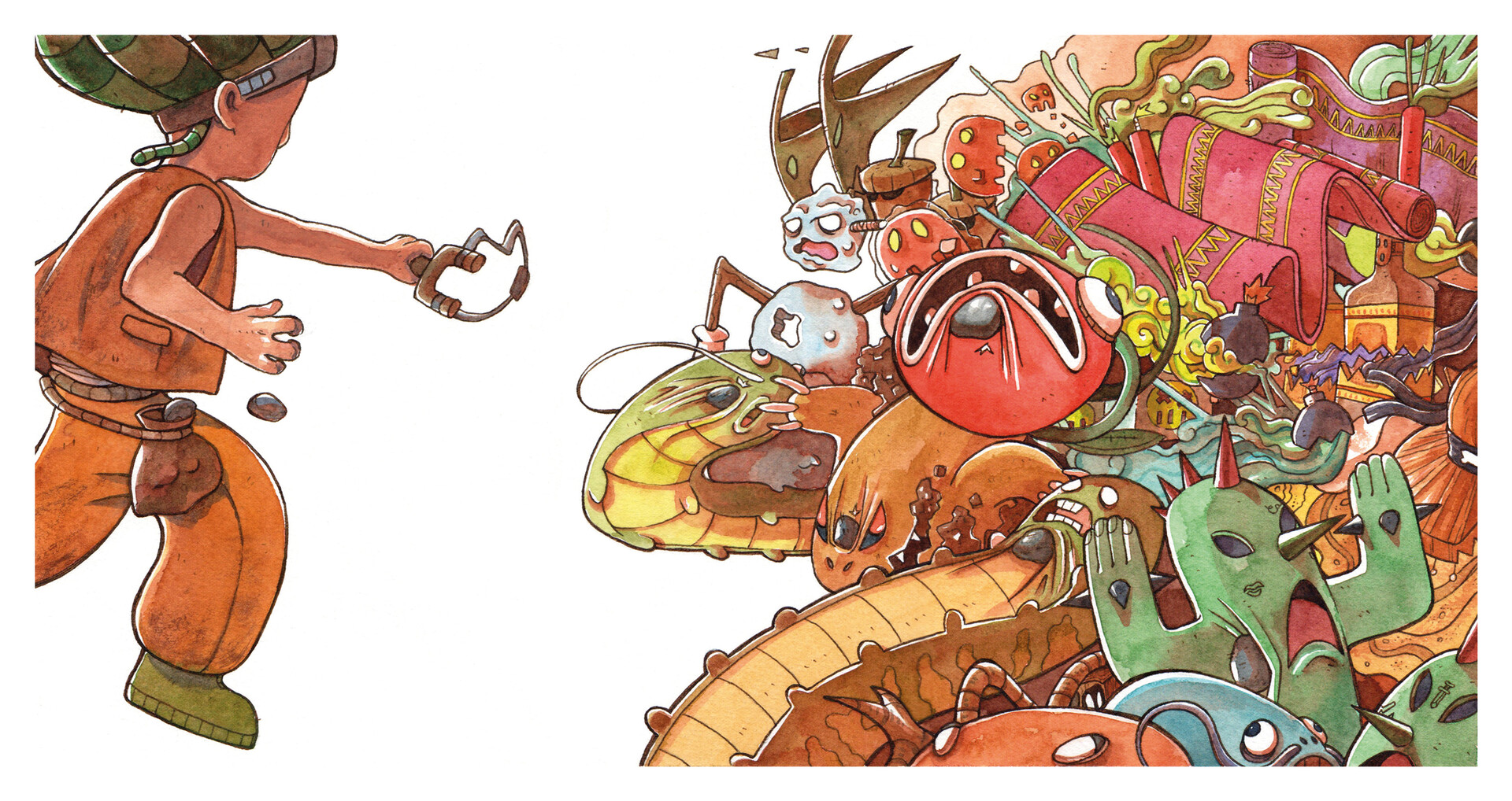 ArtStation - Kimo fighting scene 2