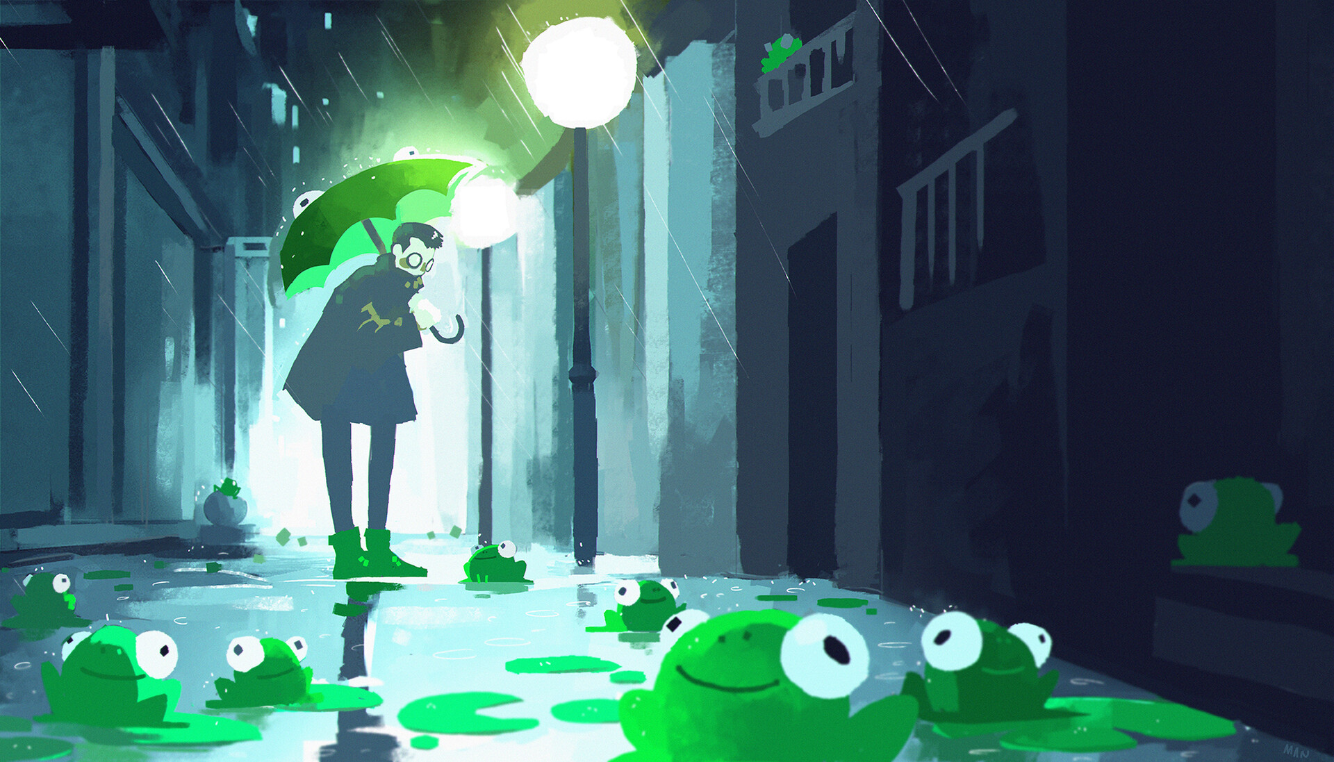 ArtStation - It's raining again