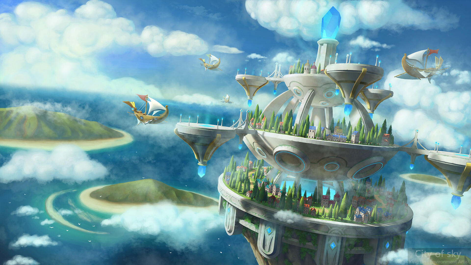 ArtStation - City of sky