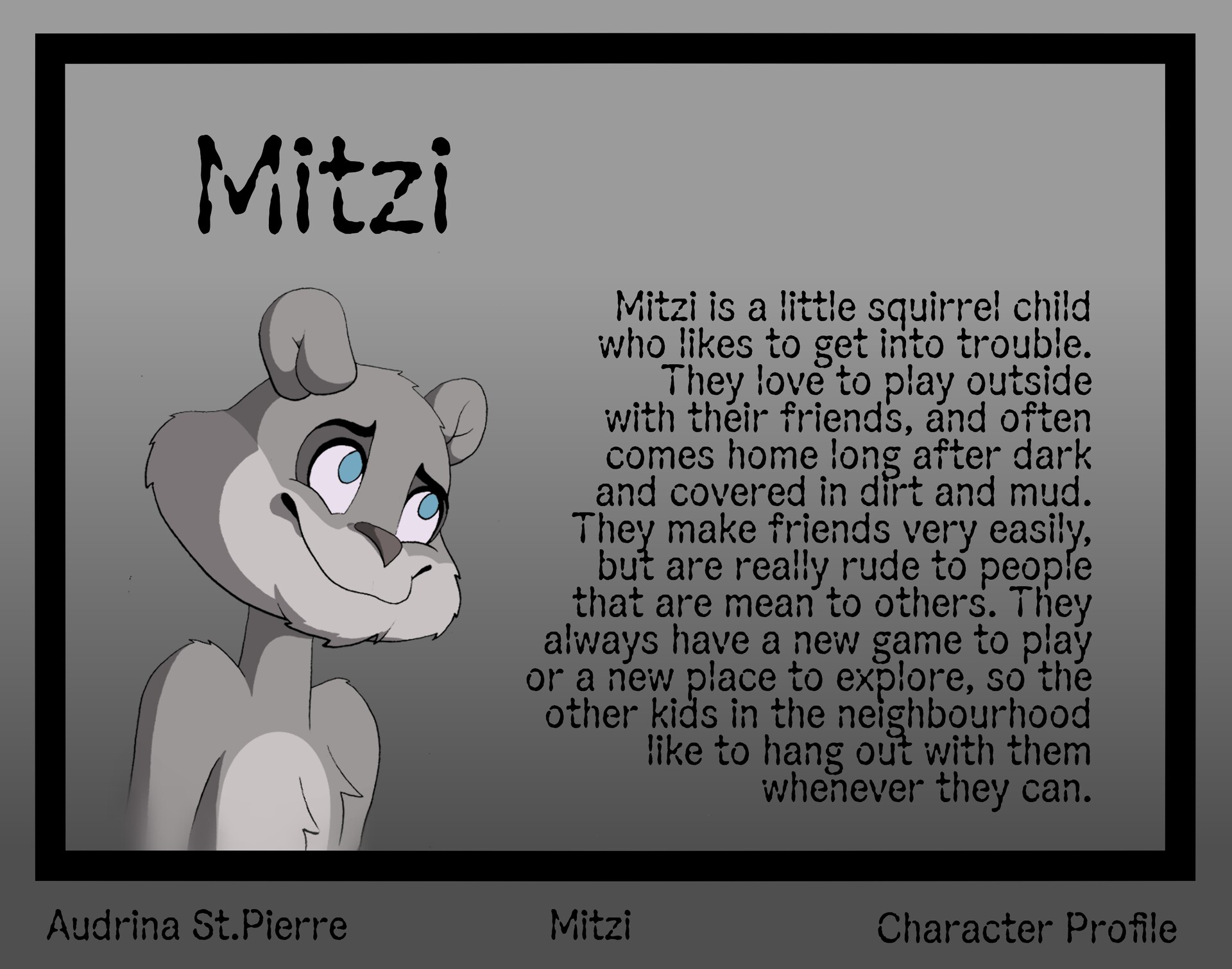 ArtStation - Mitzi Character Design