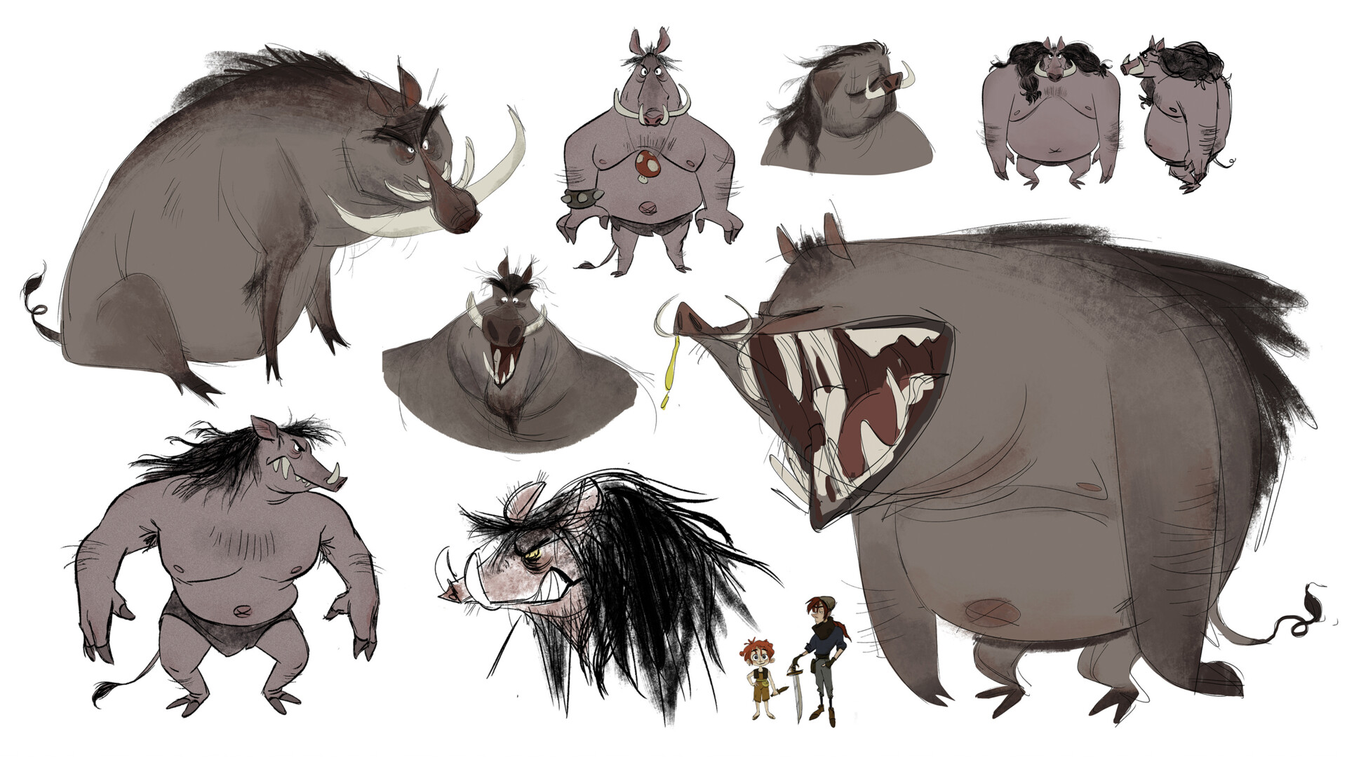 ArtStation - Boar Monster