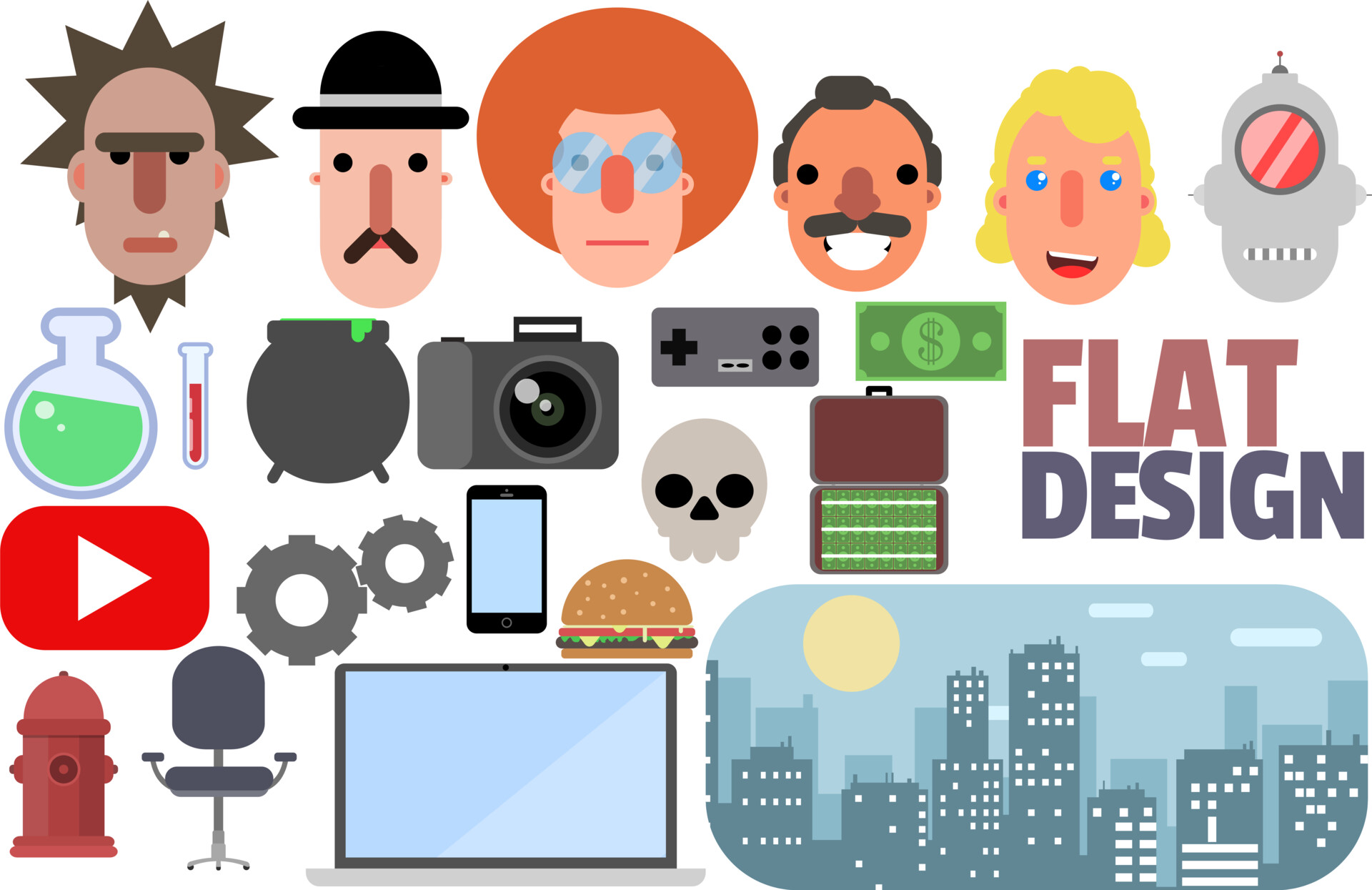 ArtStation - Flat Design Pack 1