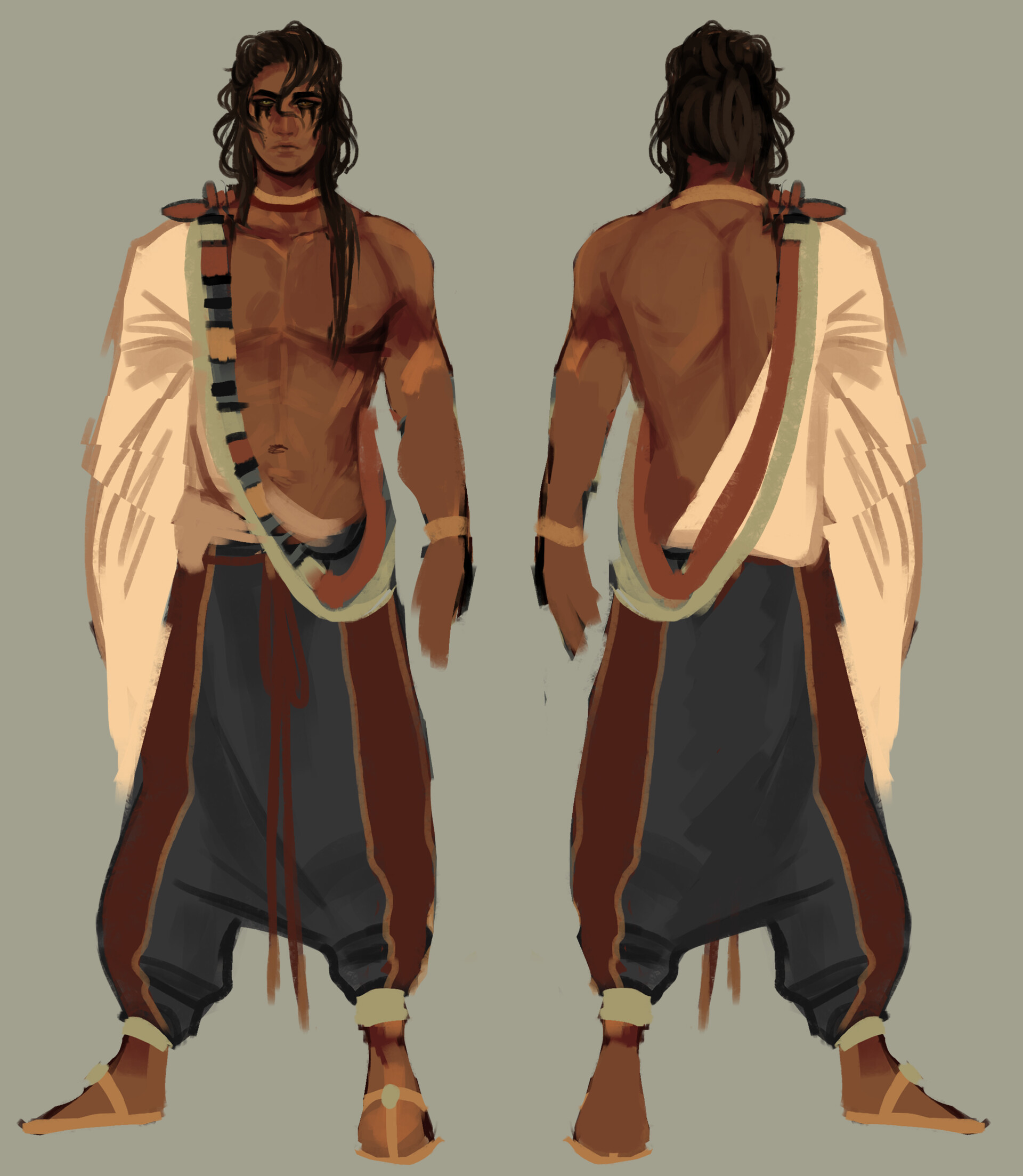 humanoid origin concept art