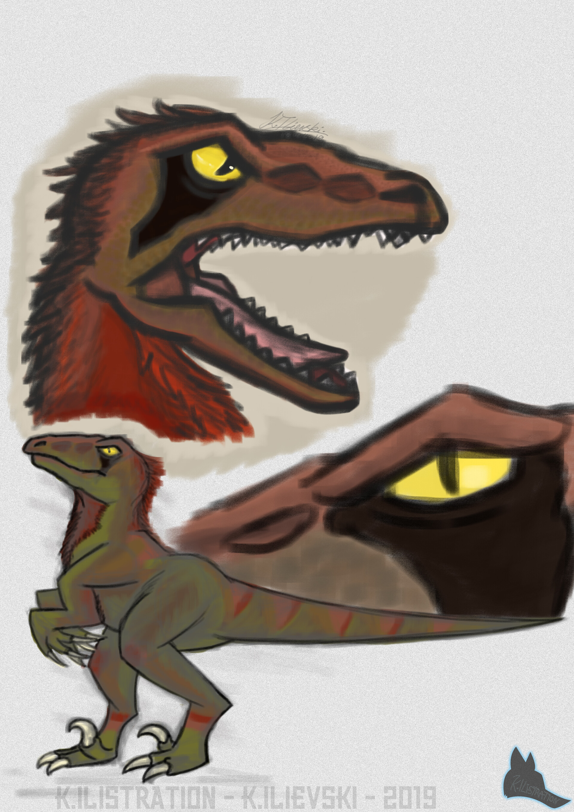 ArtStation - Deinonychus the Terrible Claw