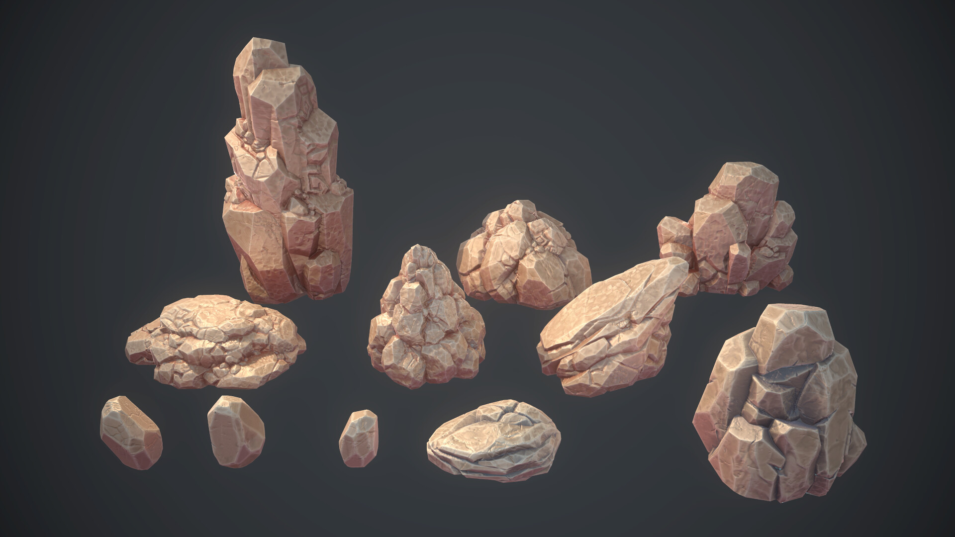 ArtStation - Blossom_Assets_Rock And Root