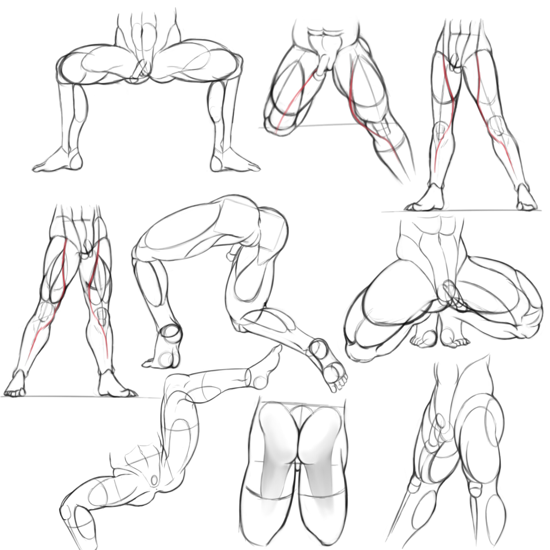 ArtStation - Leg Study