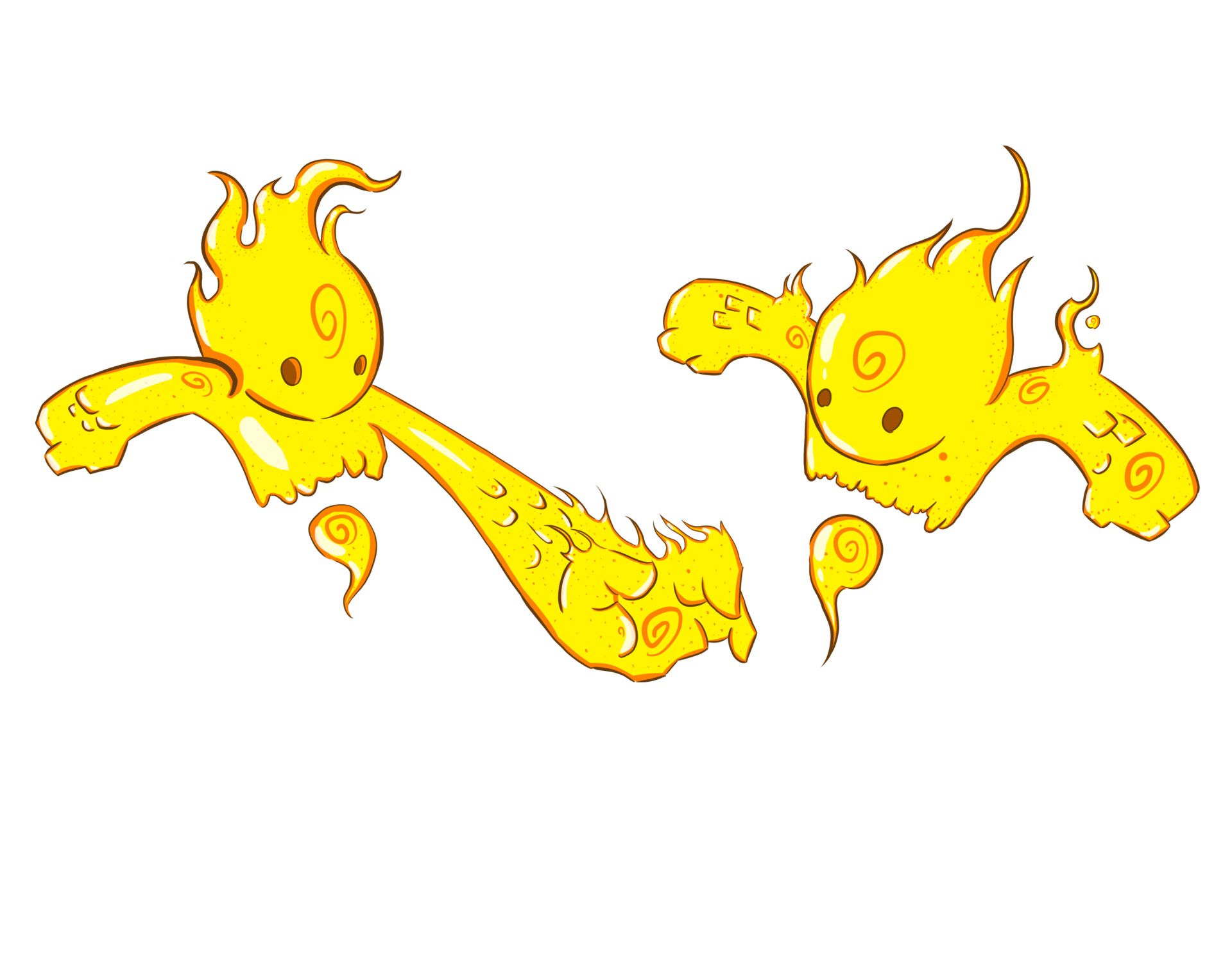 ArtStation - Fire Elementals