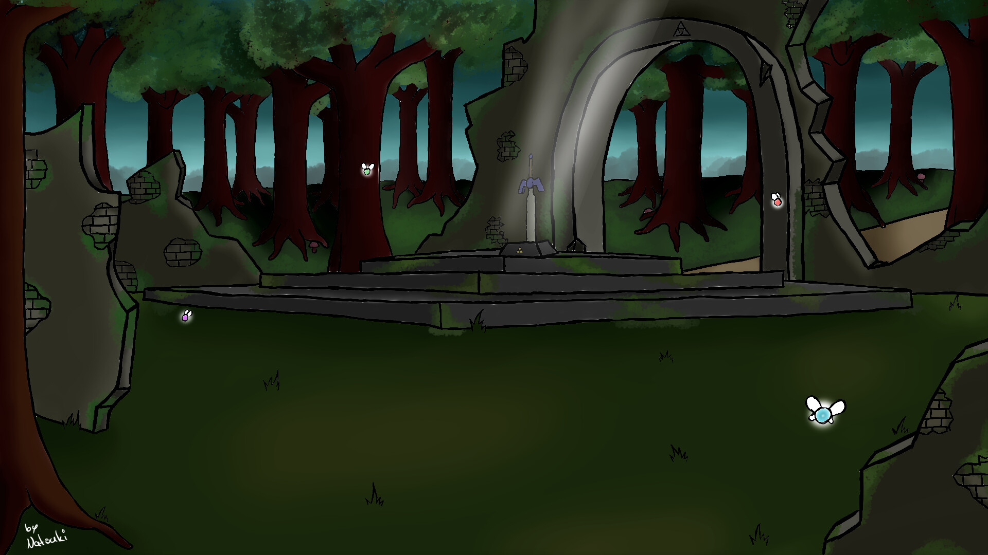 ArtStation - Zelda Master Sword