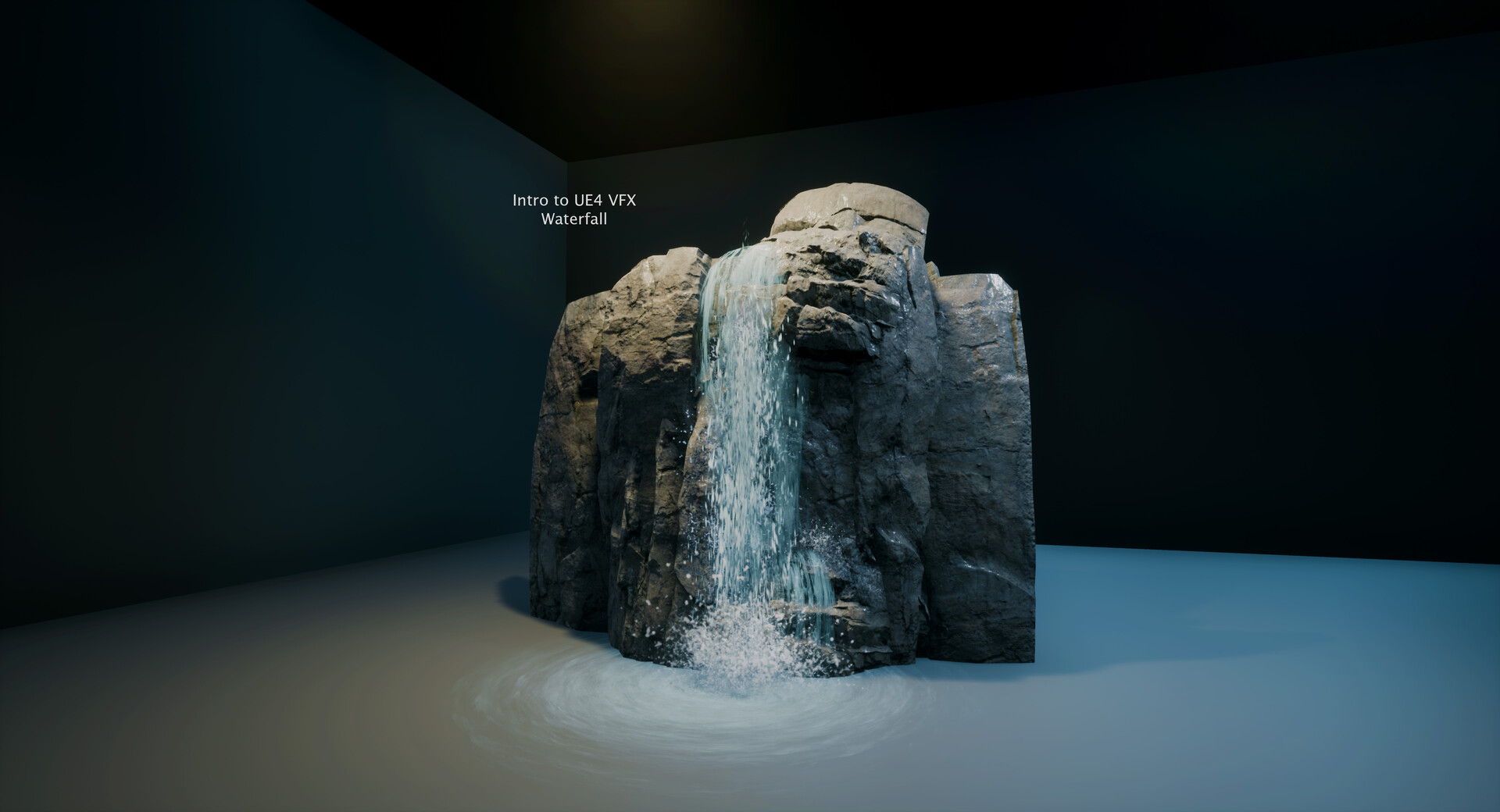 Tyler Smith - Into to UE4 VFX Waterfall Tutorial Renders!