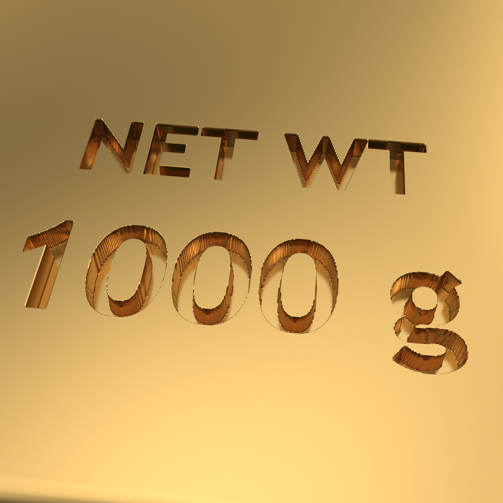 Nikolay Rochev - Gold bar Low Poly