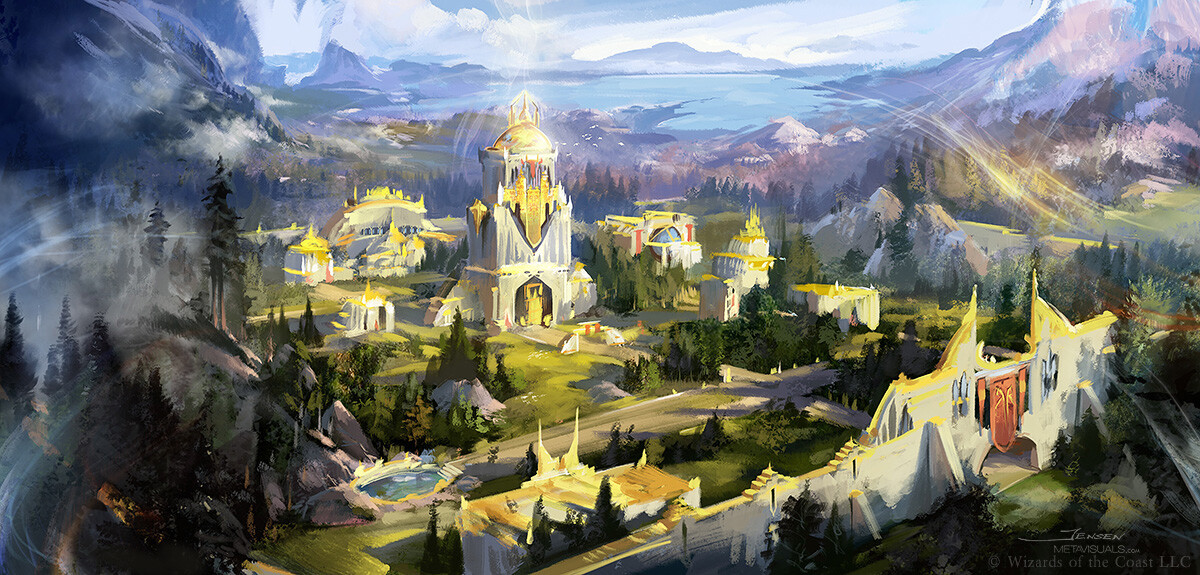 ArtStation - D&D - Red Wizard Stronghold