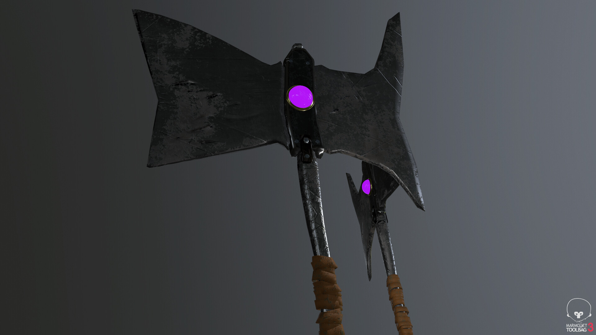 ArtStation - 3D modeled fantasy Axe 7900 triangles