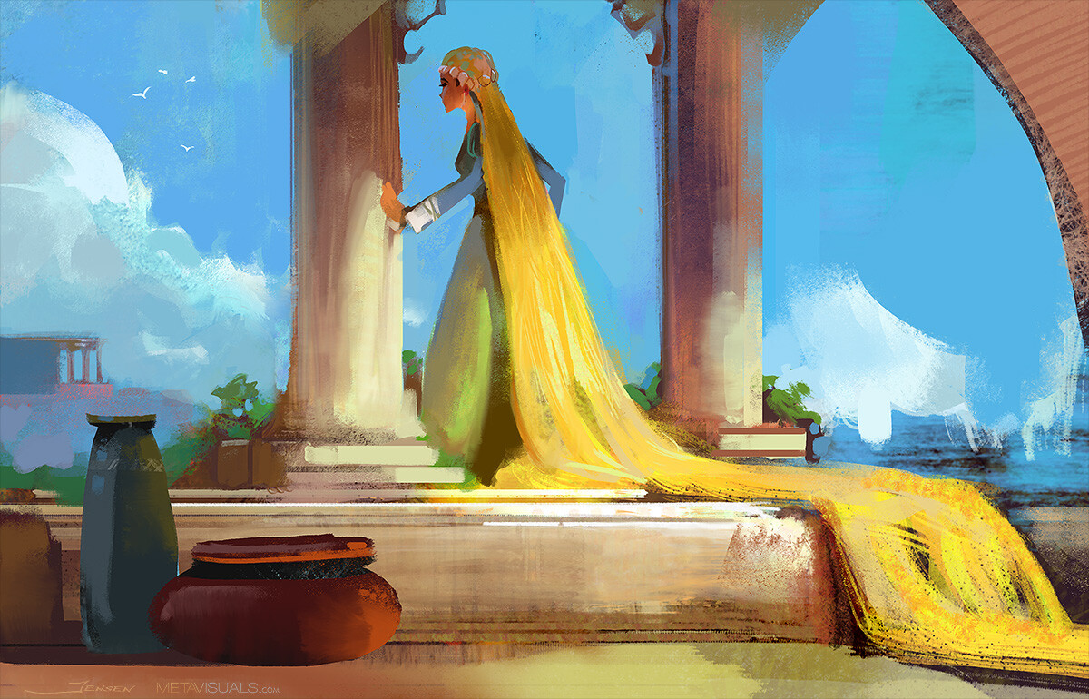 ArtStation - Sif and Her Golden Hair