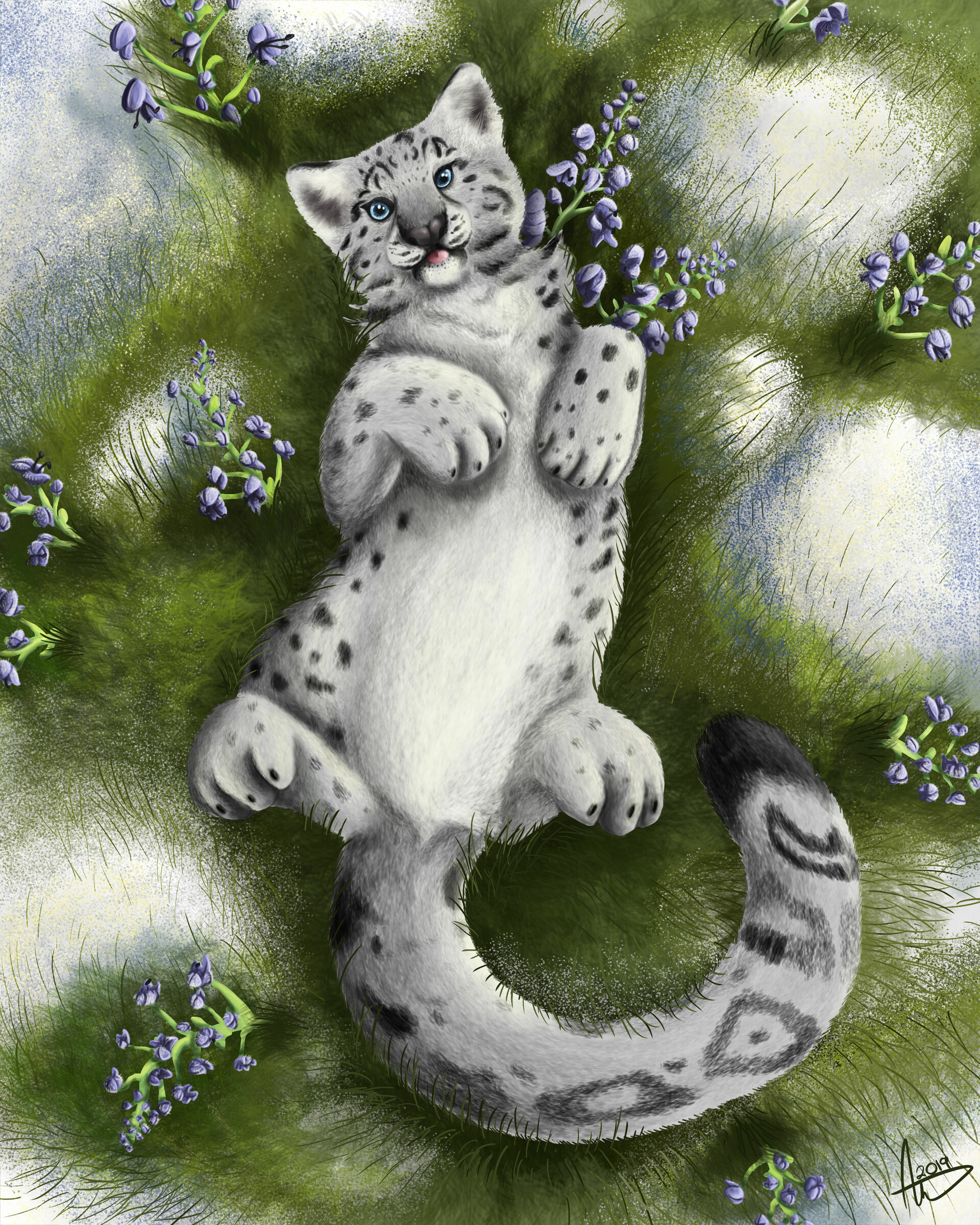 ArtStation - Snow Leopard