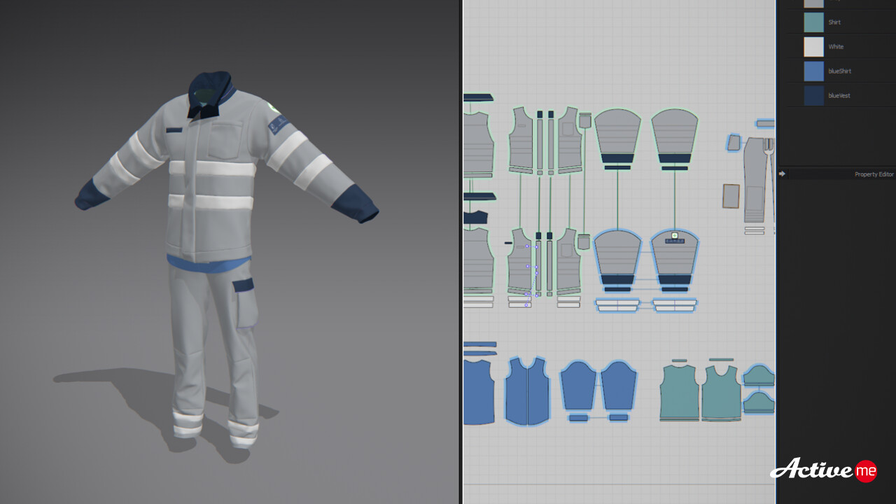 Mathieu Parole - Worker character