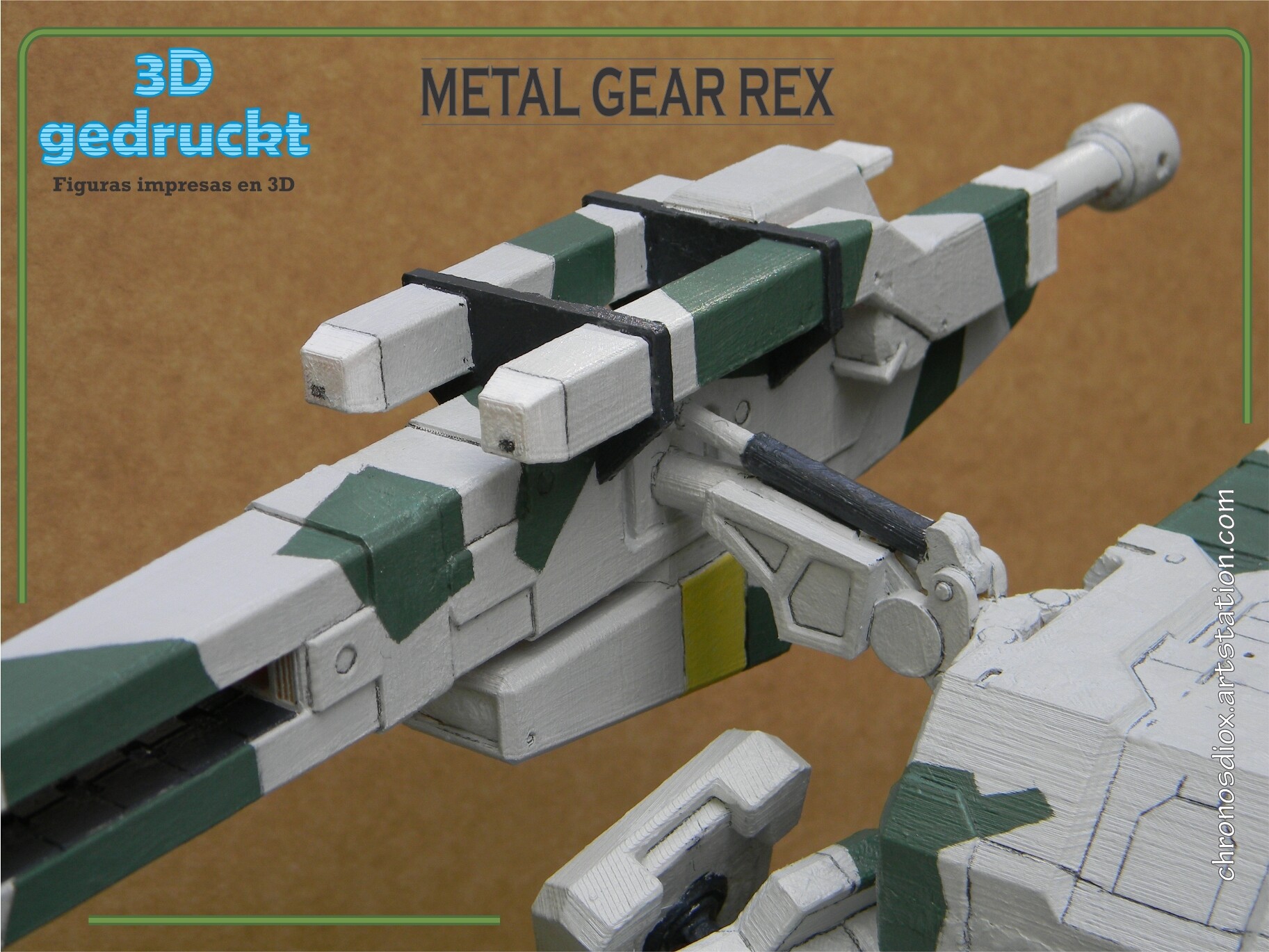 Mariano Castro Entenza - Metal Gear Rex 3D printed figure