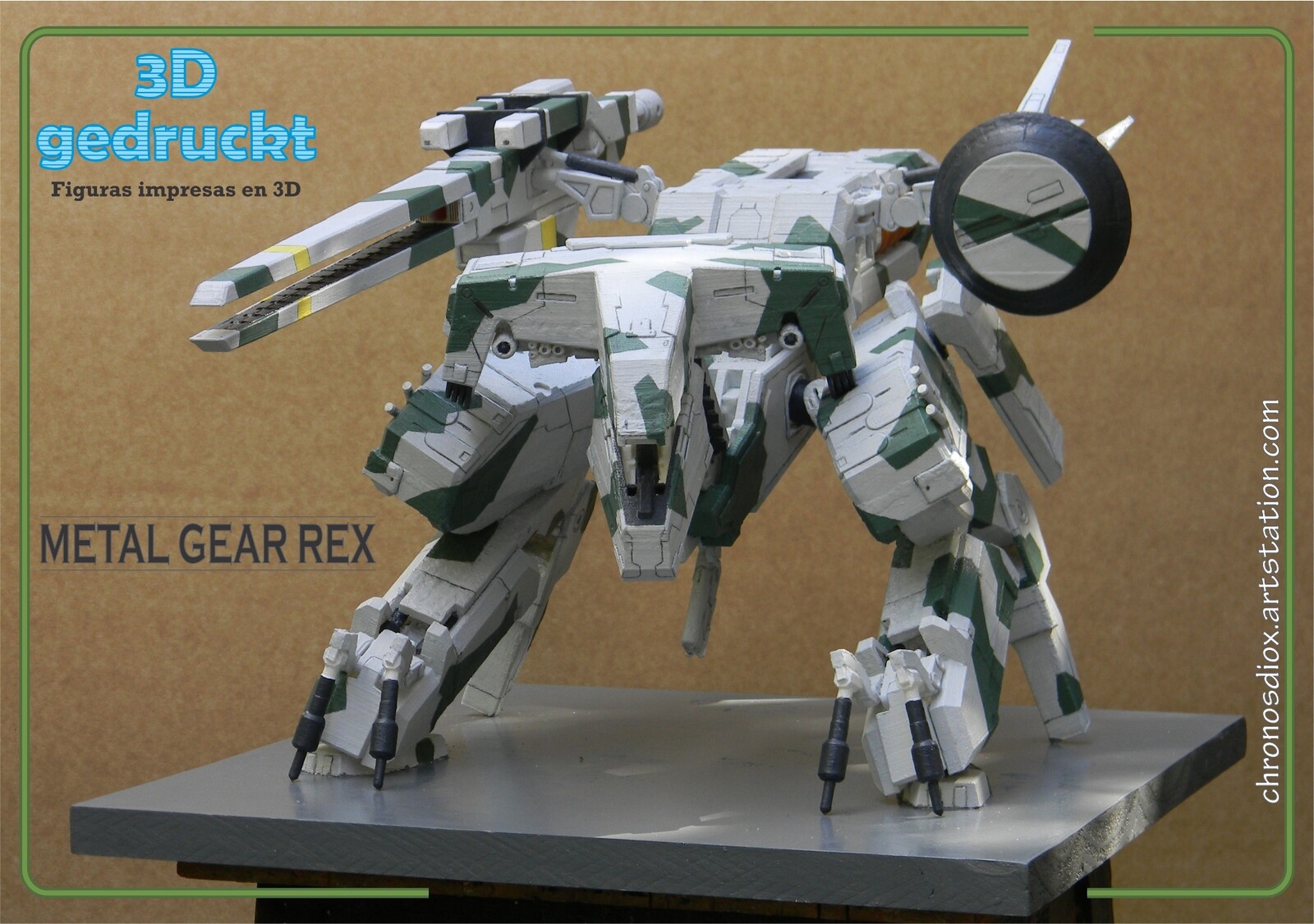 Mariano Castro Entenza - Metal Gear Rex 3D printed figure