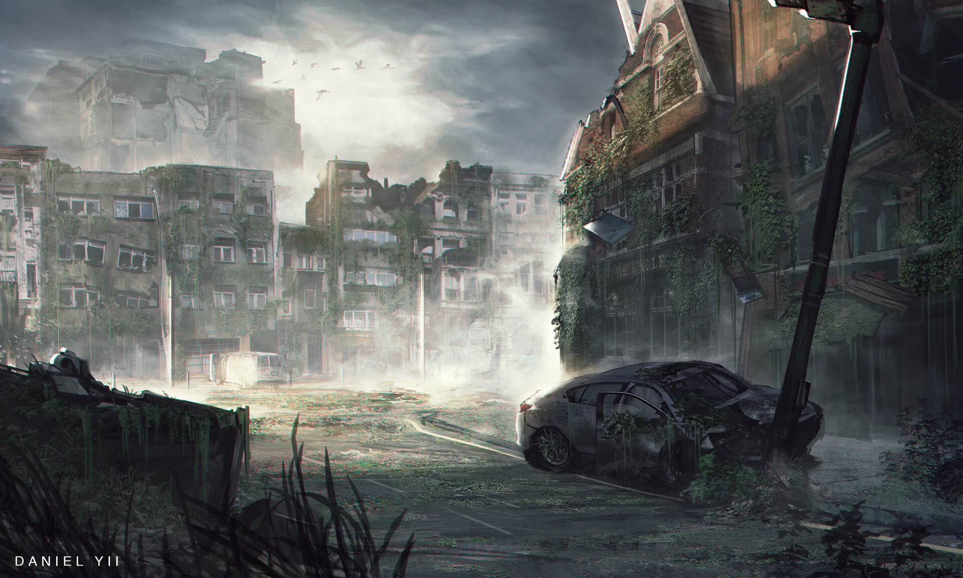 ArtStation - Post-apocalyptic modern time environment