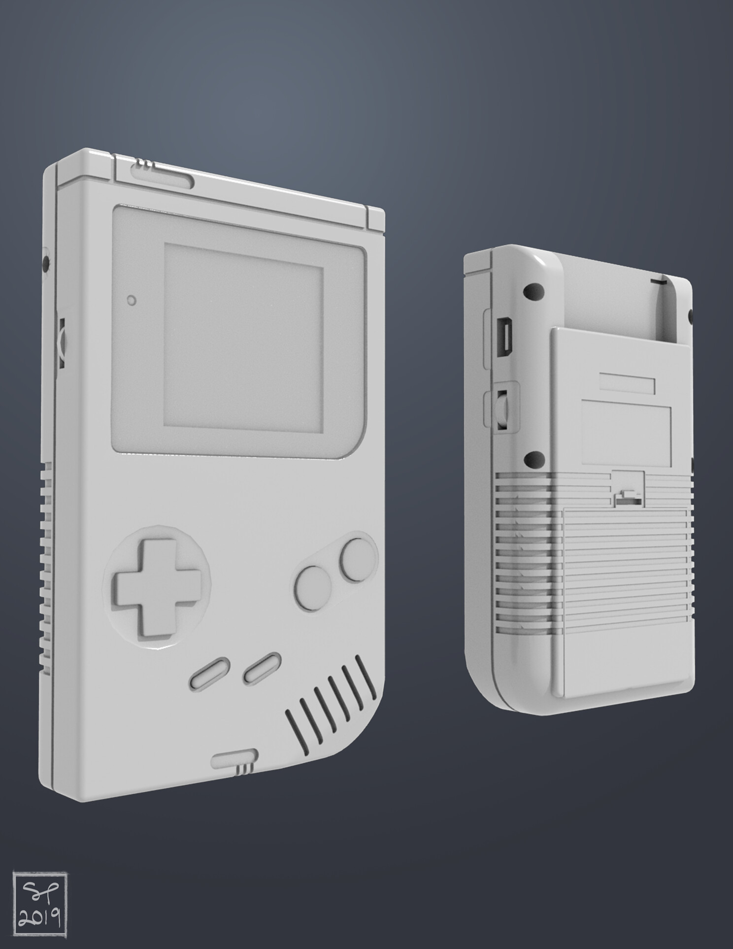 ArtStation - Gameboy - Boolean hell