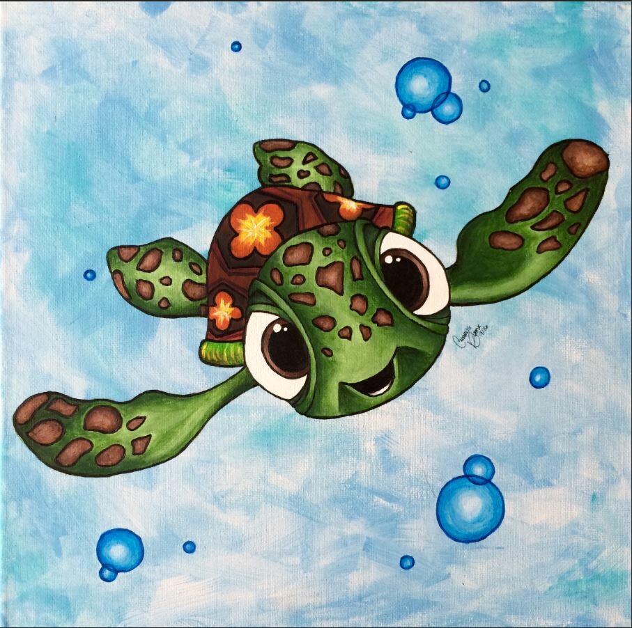 squirt turtle drawing