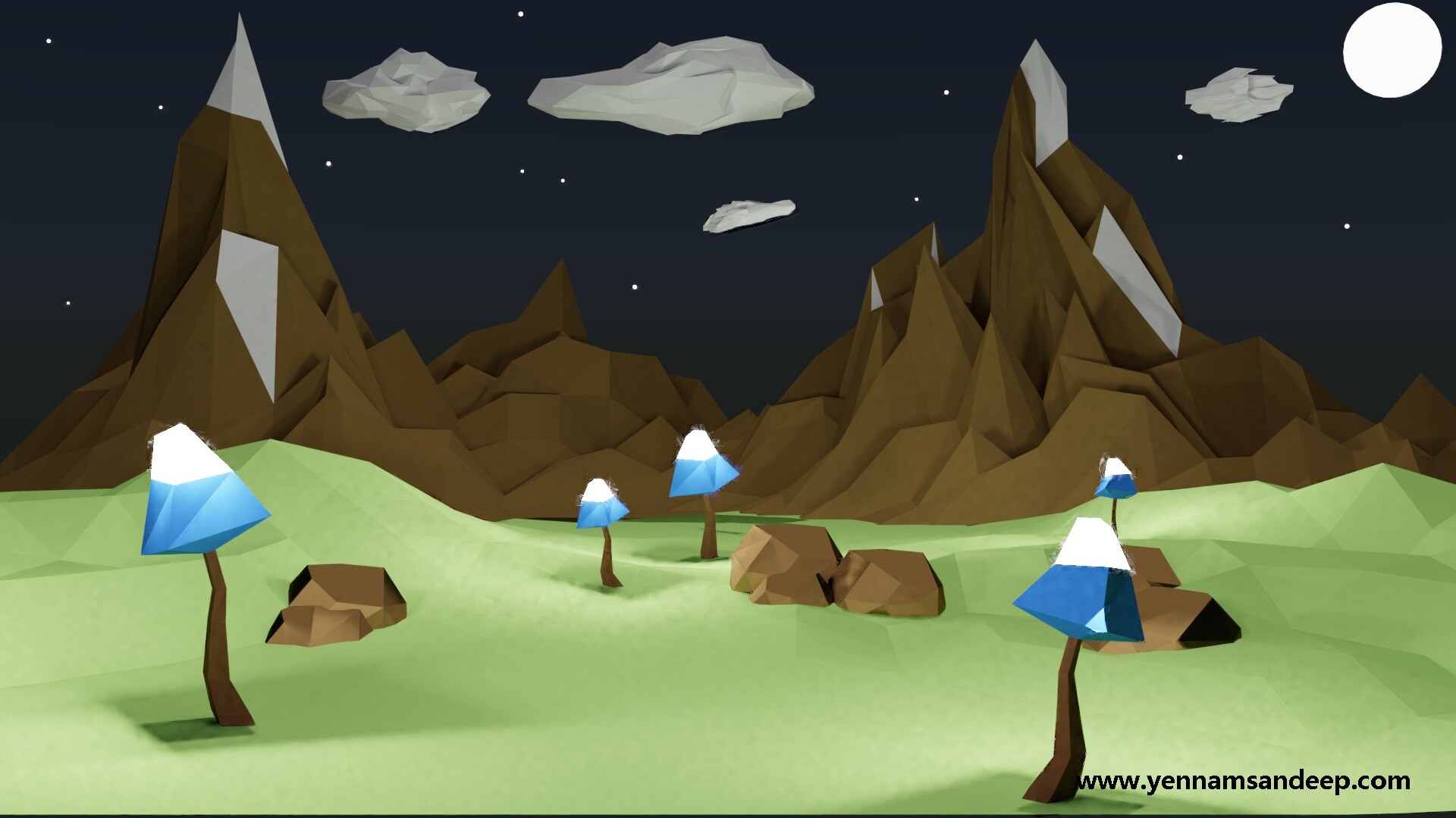 ArtStation - LOW POLY SCENE