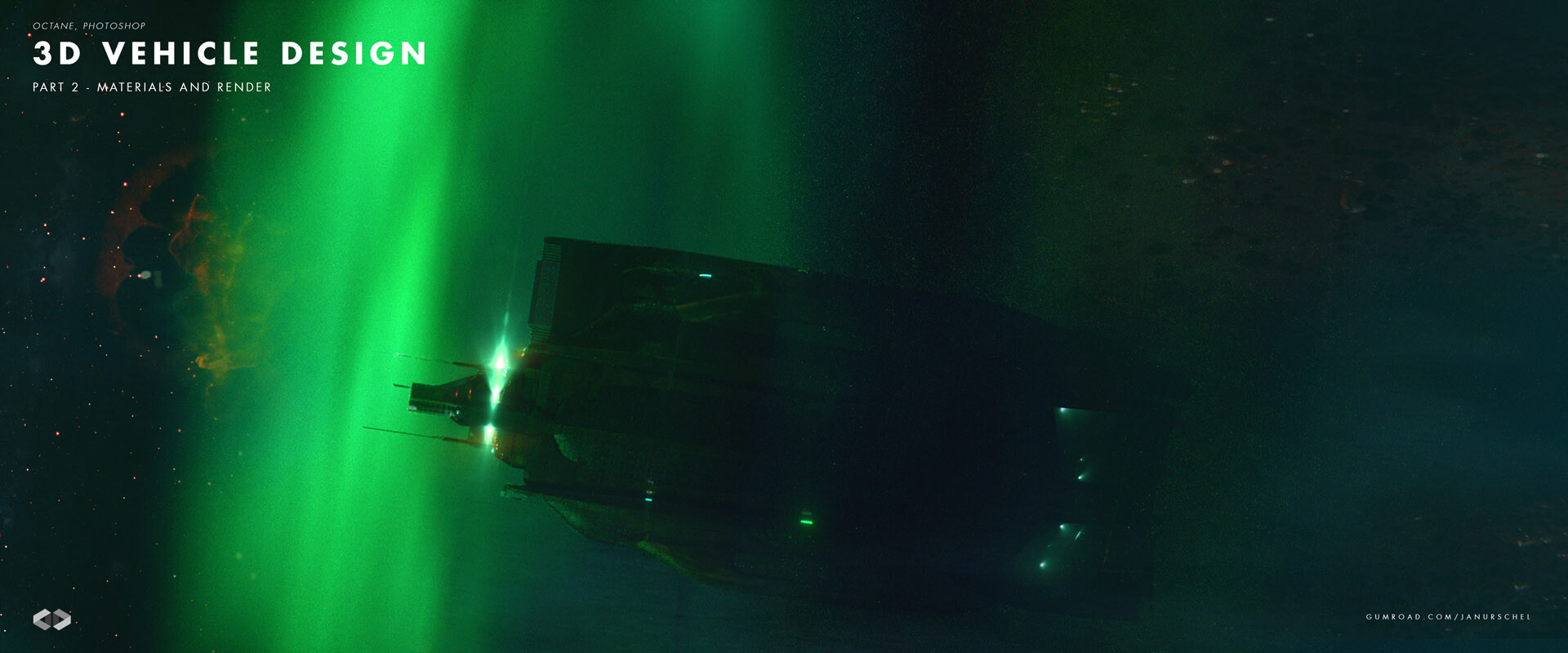 Jan Urschel - 3D Vehicle Design - Part 2 - Materials and Render