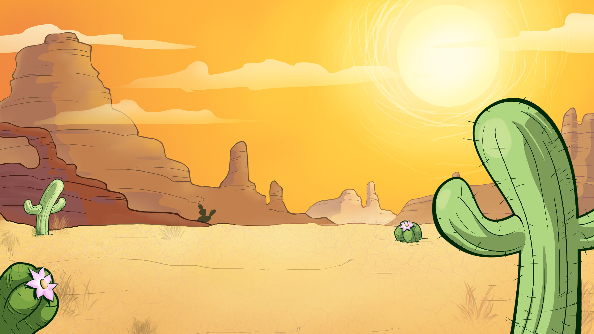 ArtStation - 2D Cartoon Environment