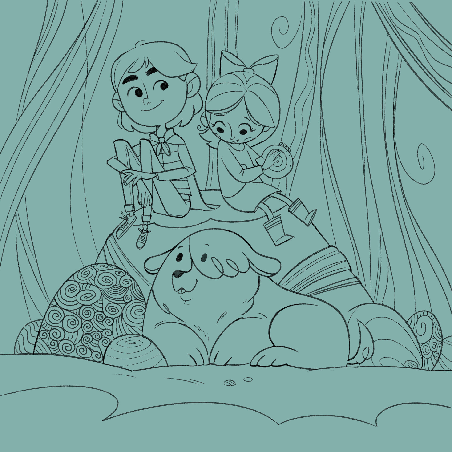 mauri coloring pages